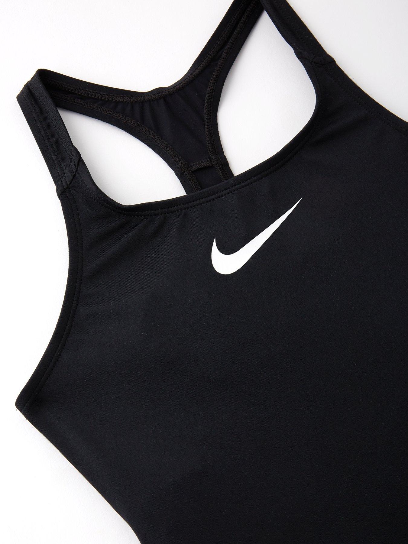 Nike Girls Essential Racerback One Piece Swimsuit - Black | Very