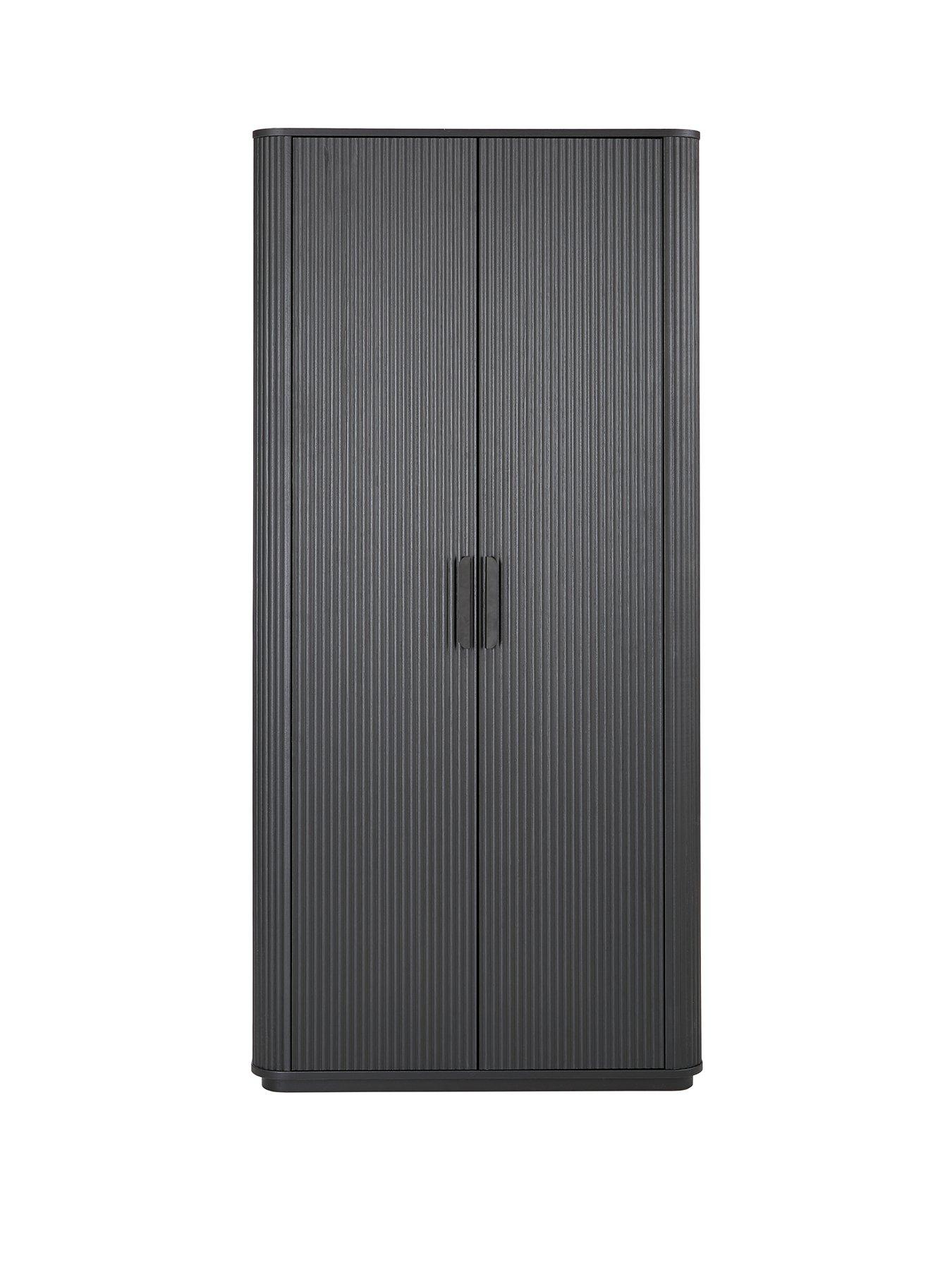 Very Home Carina 2 Door Plinth Wardrobe - Black - FSC® Certified | Very