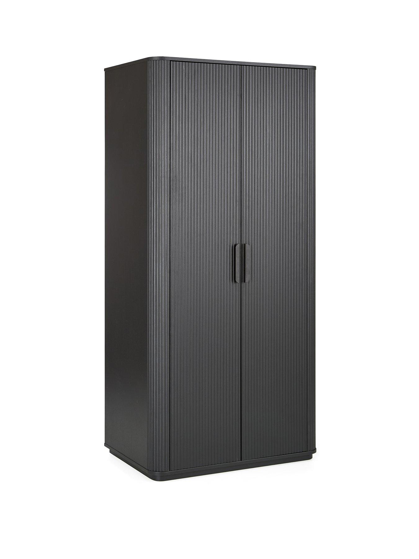 Very Home Carina 2 Door Plinth Wardrobe - Black - FSC® Certified | Very