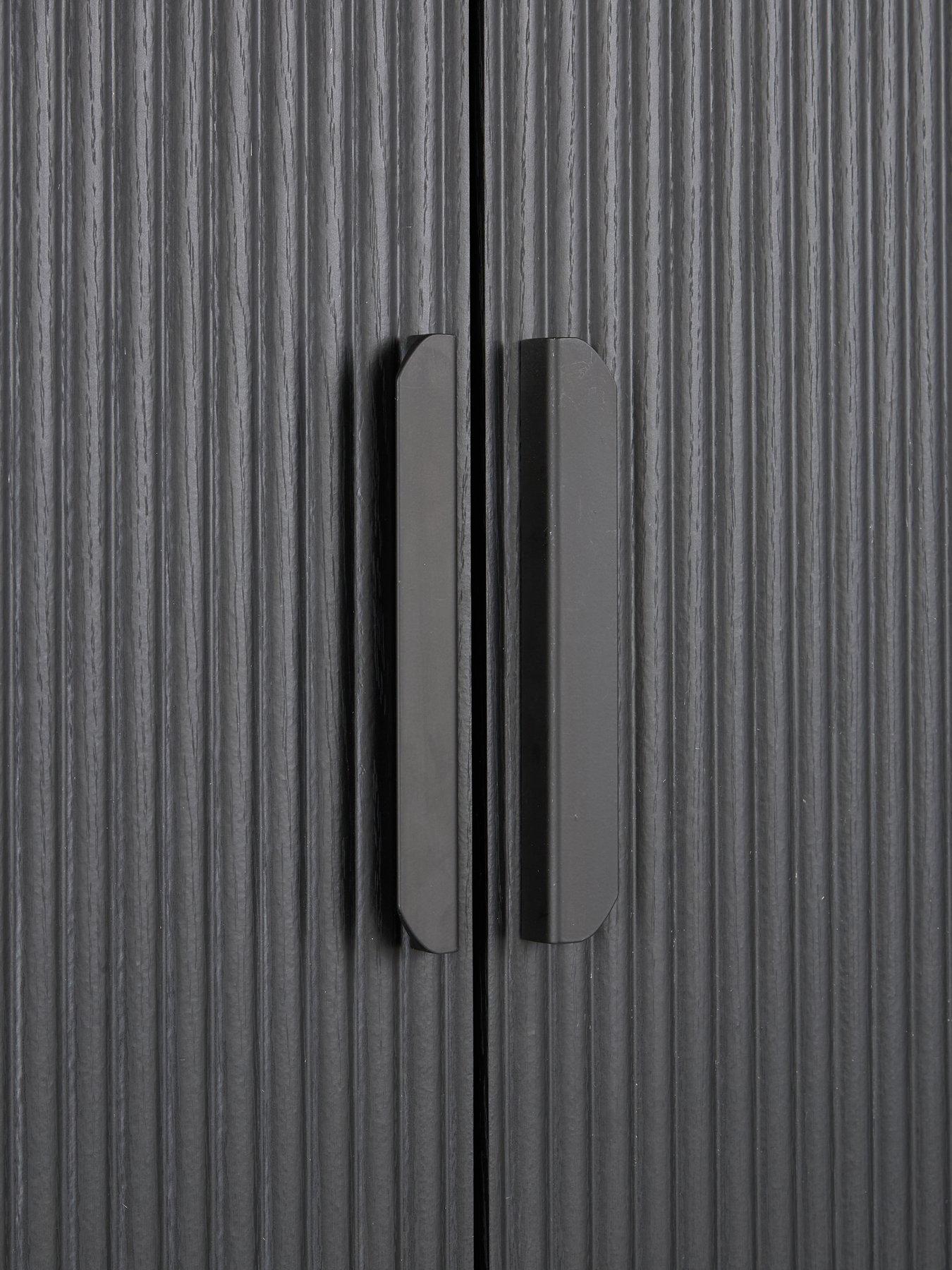 Very Home Carina 2 Door Plinth Wardrobe - Black - FSC® Certified | Very