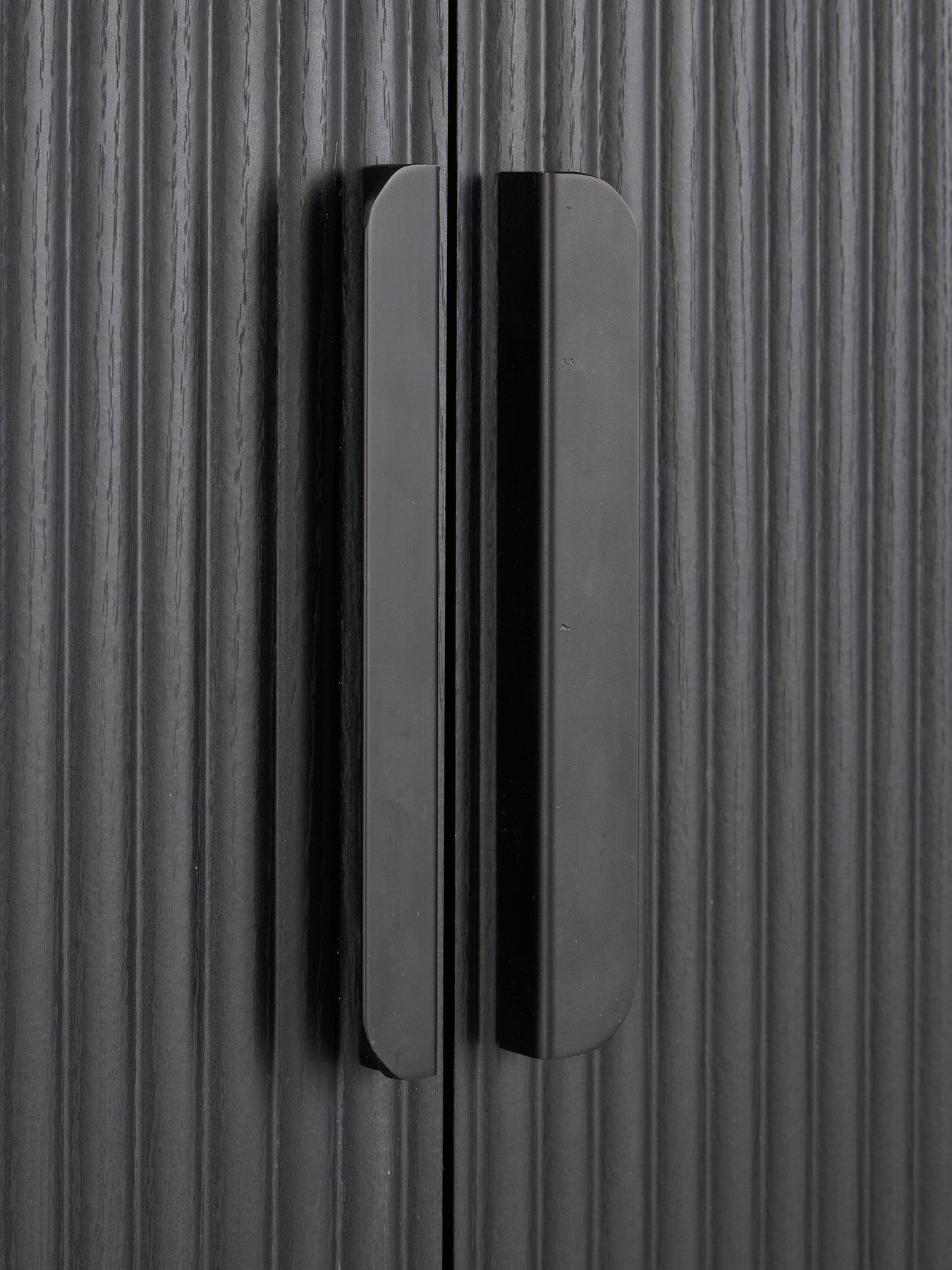 Very Home Carina 3 Door Plinth Wardrobe - Black - FSC® Certified | Very