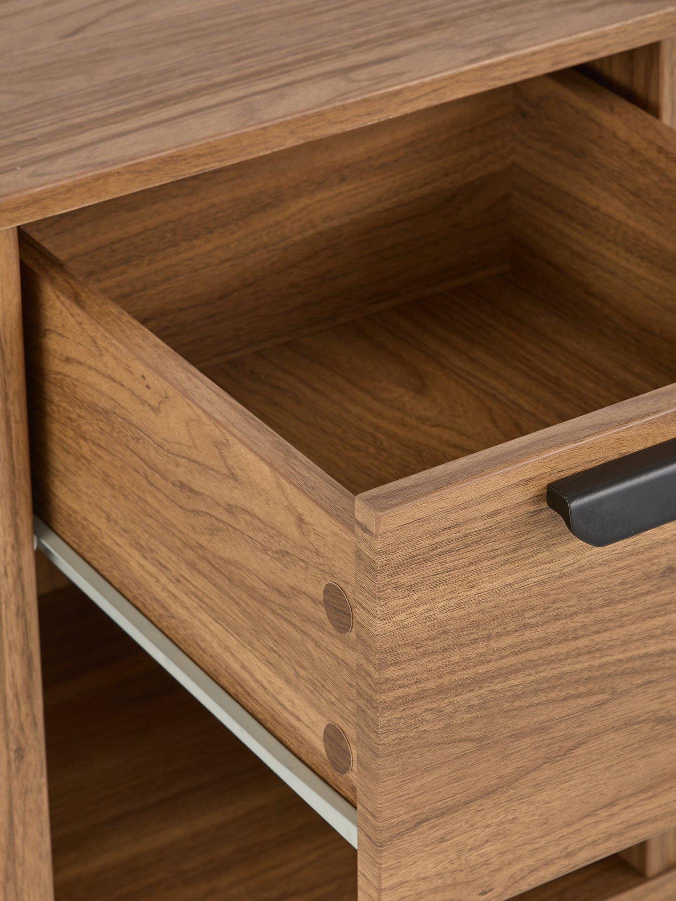 Very Home Carina 1 Drawer Bedside Chest - Mid Oak - FSC® Certified | Very