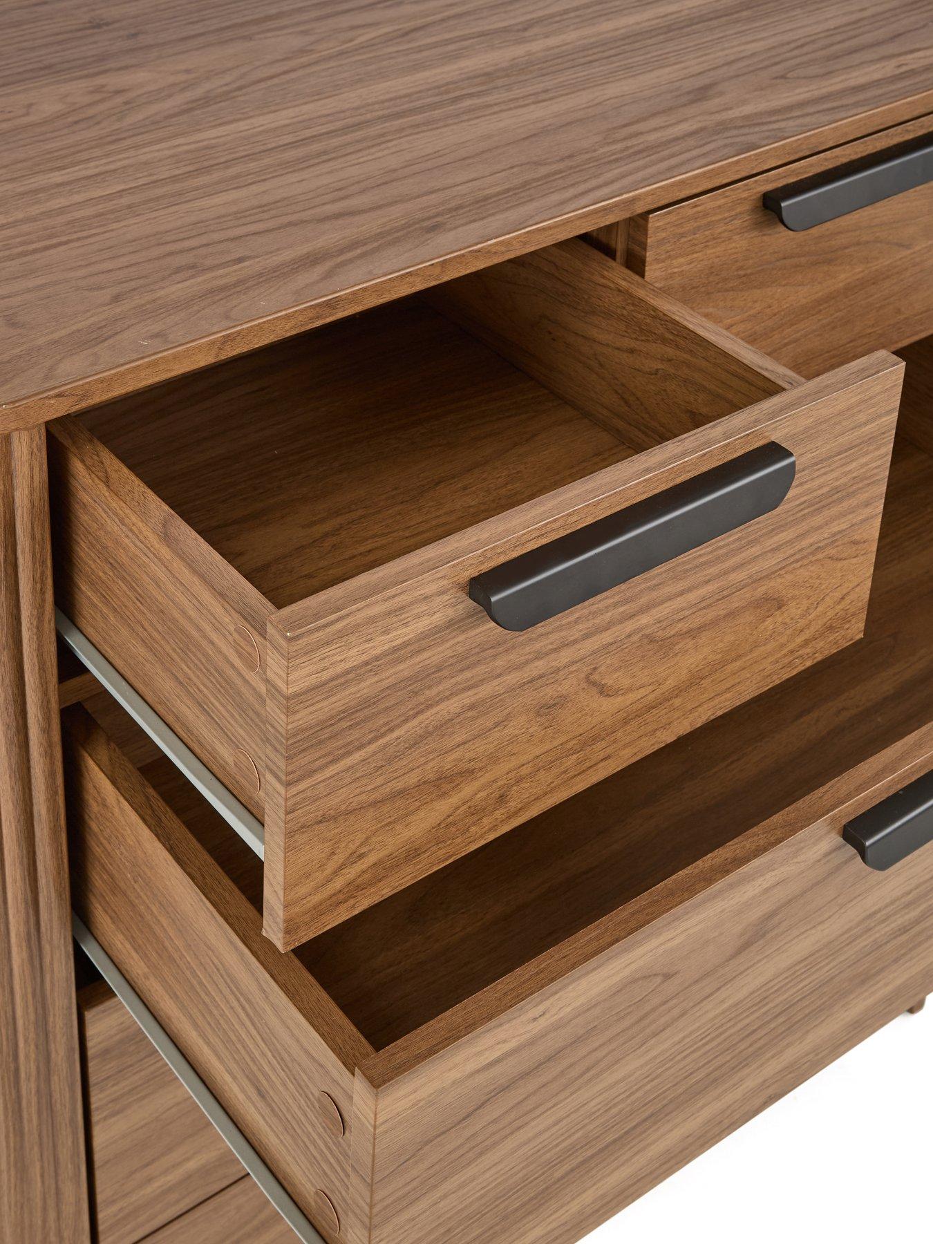 Very Home Carina 2 + 3 Chest Of Drawers - Mid Oak - FSC® Certified | Very
