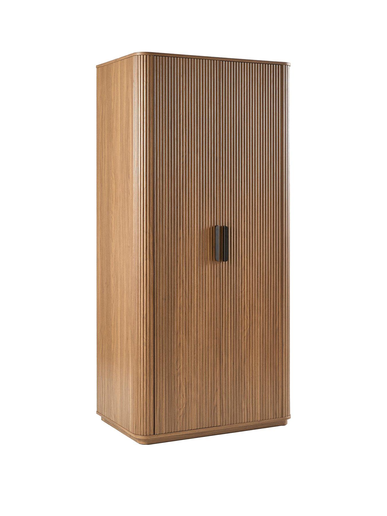 Very Home Carina 2 Door Plinth Wardrobe - Mid Oak - FSC® Certified | Very