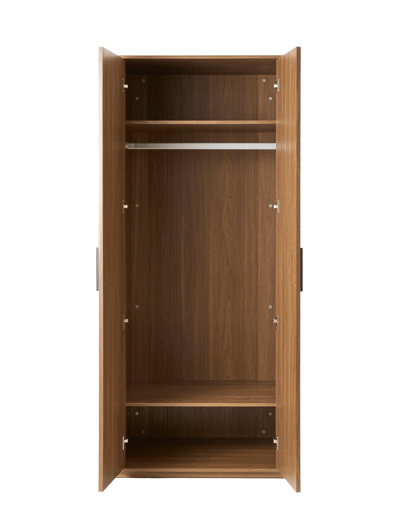 Very Home Carina 2 Door Plinth Wardrobe - Mid Oak - FSC® Certified | Very