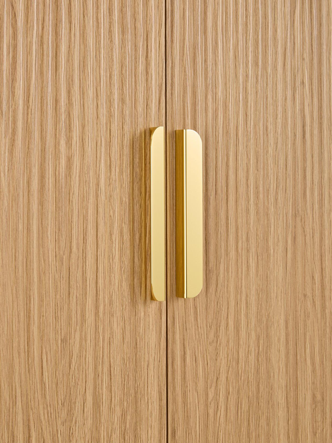 Very Home Carina 3 Door Plinth Wardrobe - Oak - FSC® Certified | Very