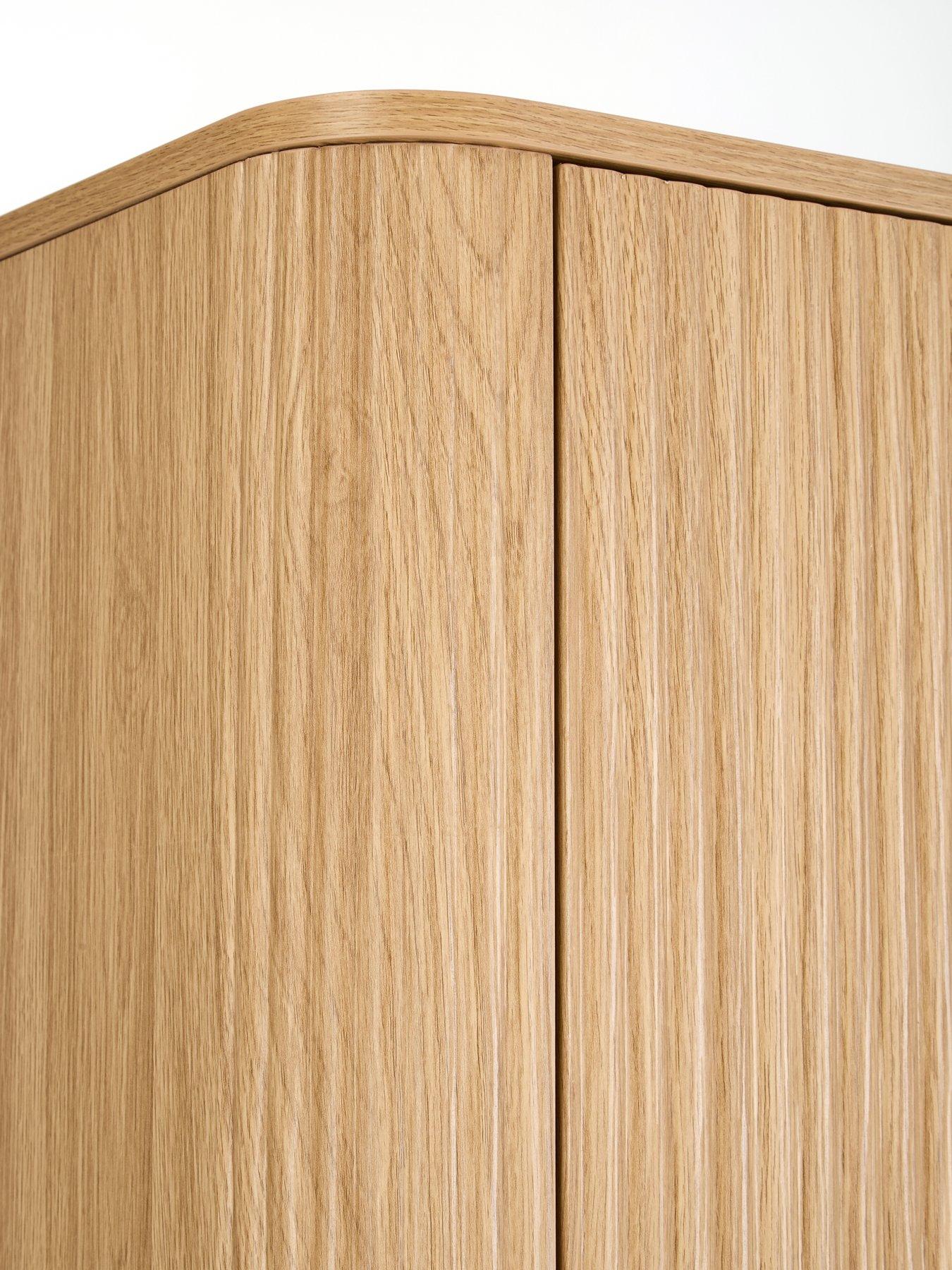 Very Home Carina 3 Door Plinth Wardrobe - Oak - FSC® Certified | Very