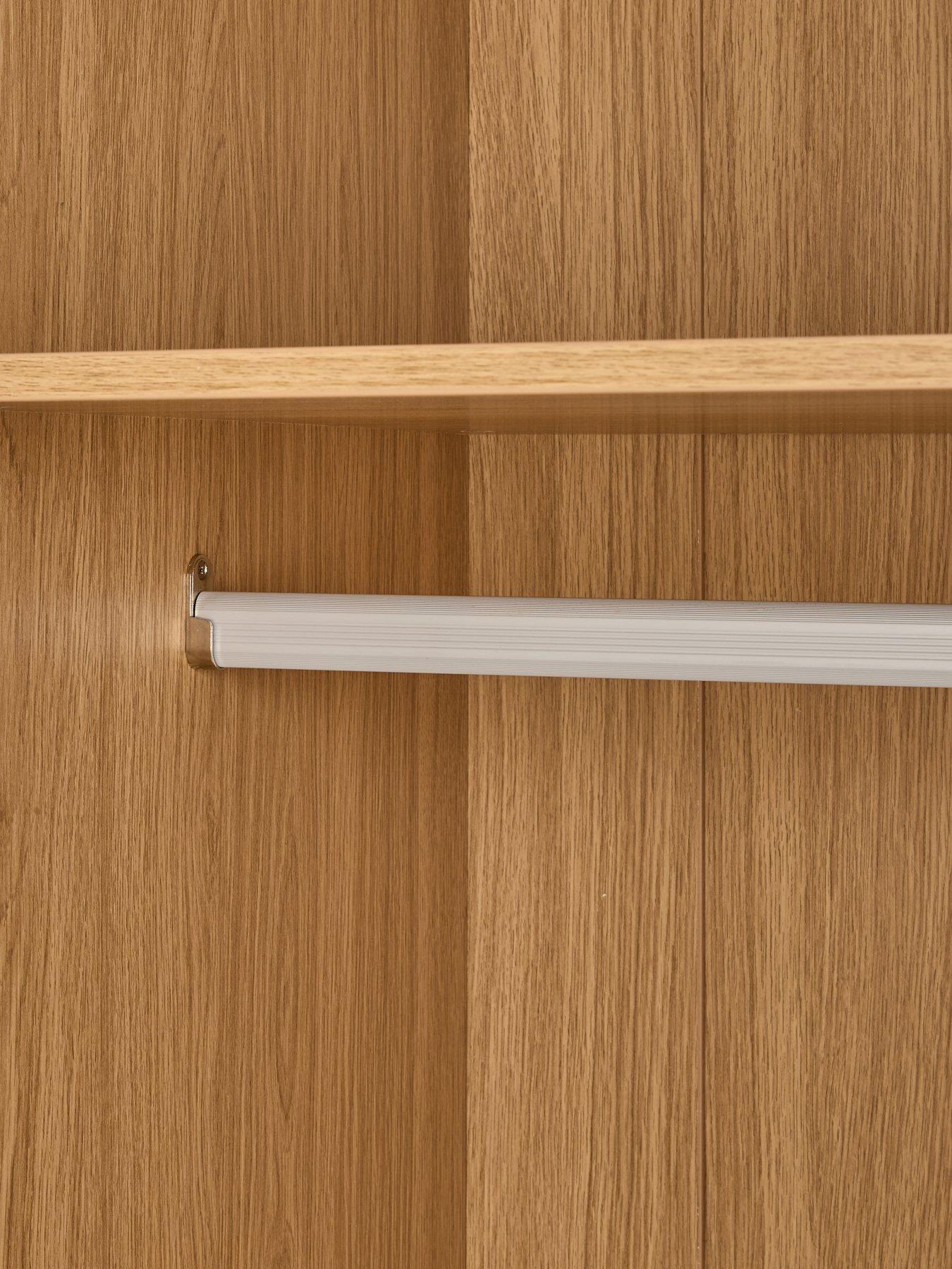 Very Home Carina 3 Door Plinth Wardrobe - Oak - FSC® Certified | Very