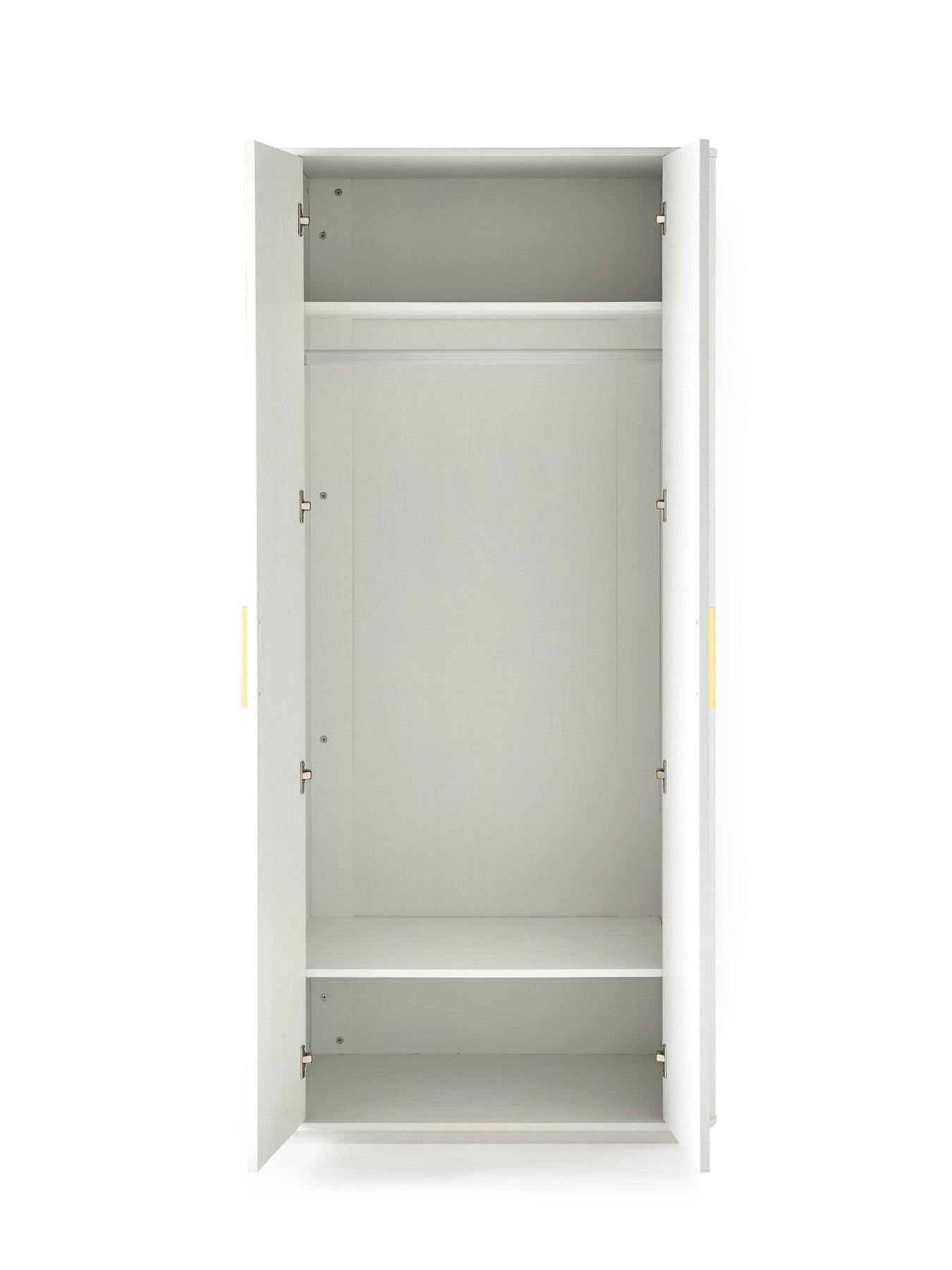 Very Home Carina 2 Door Plinth Wardrobe - White - FSC® Certified | Very