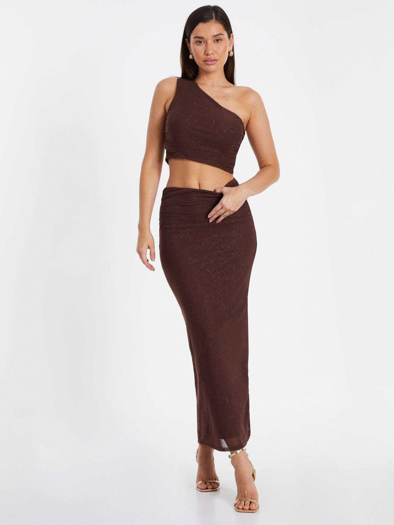 Skirts | Brown | Women | Very