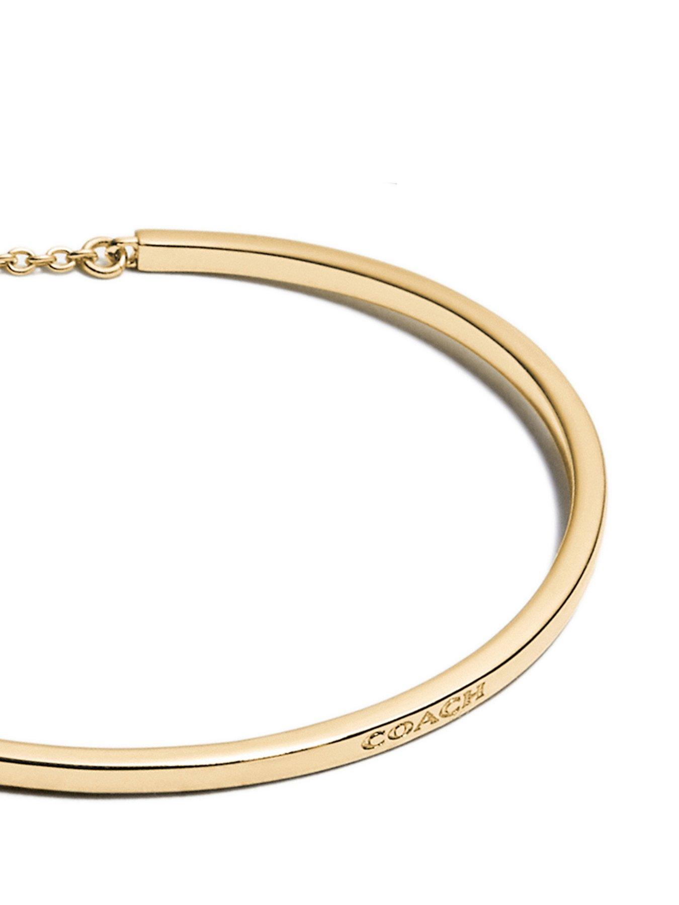 COACH Slider Bangle Bracelet - Gold | Very