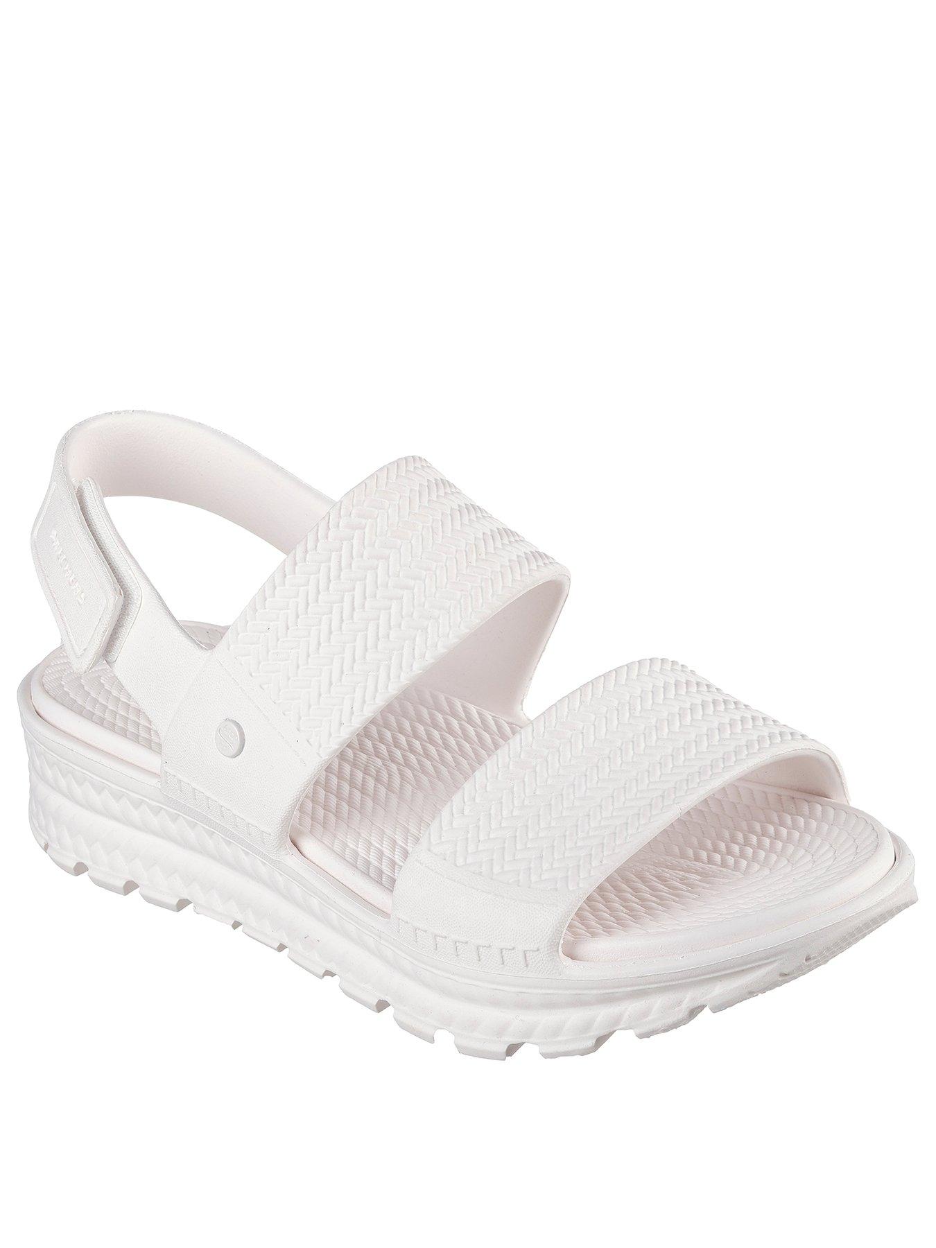 Skechers Arch Fit Footsteps Sunny Days Molded Double Band Sling Back ...