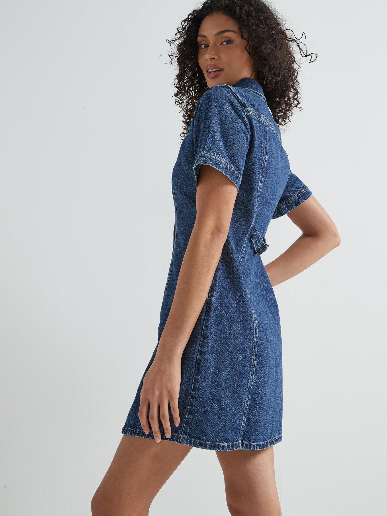 Levi's Rinoa Denim Dress - Sledge Sister Blue | Very