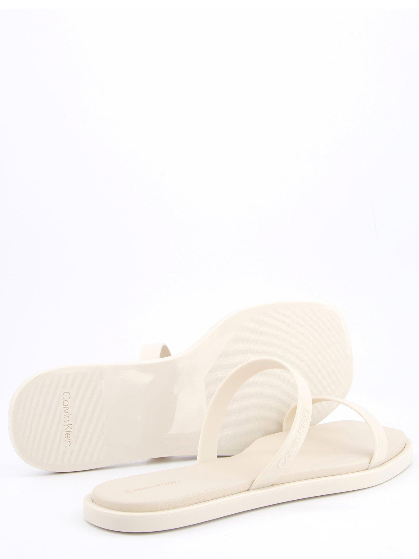 Calvin Klein Jelly Double Bar Slide - Grey | Very