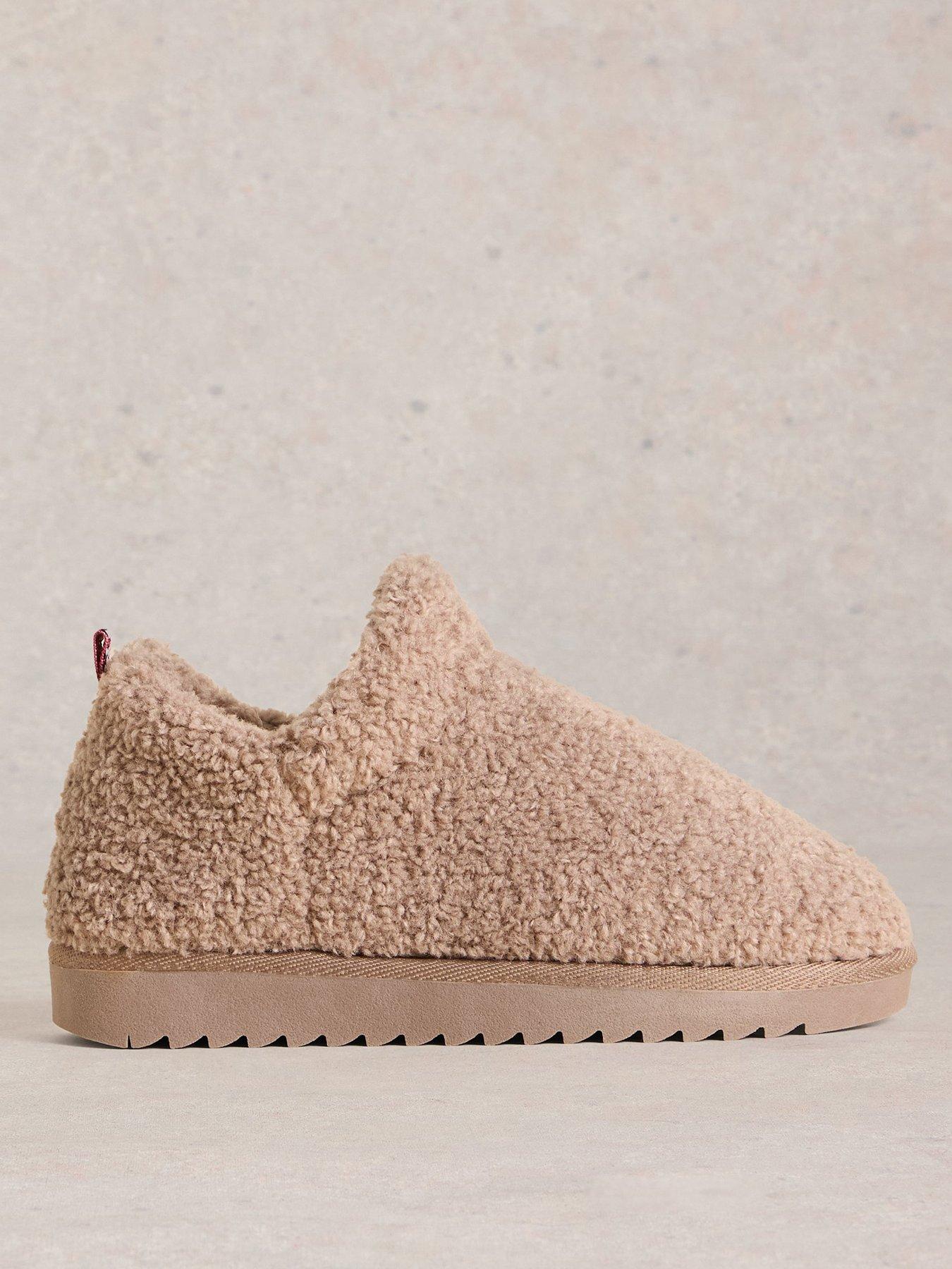 White Stuff Borg Slipper Bootie - Beige | Very