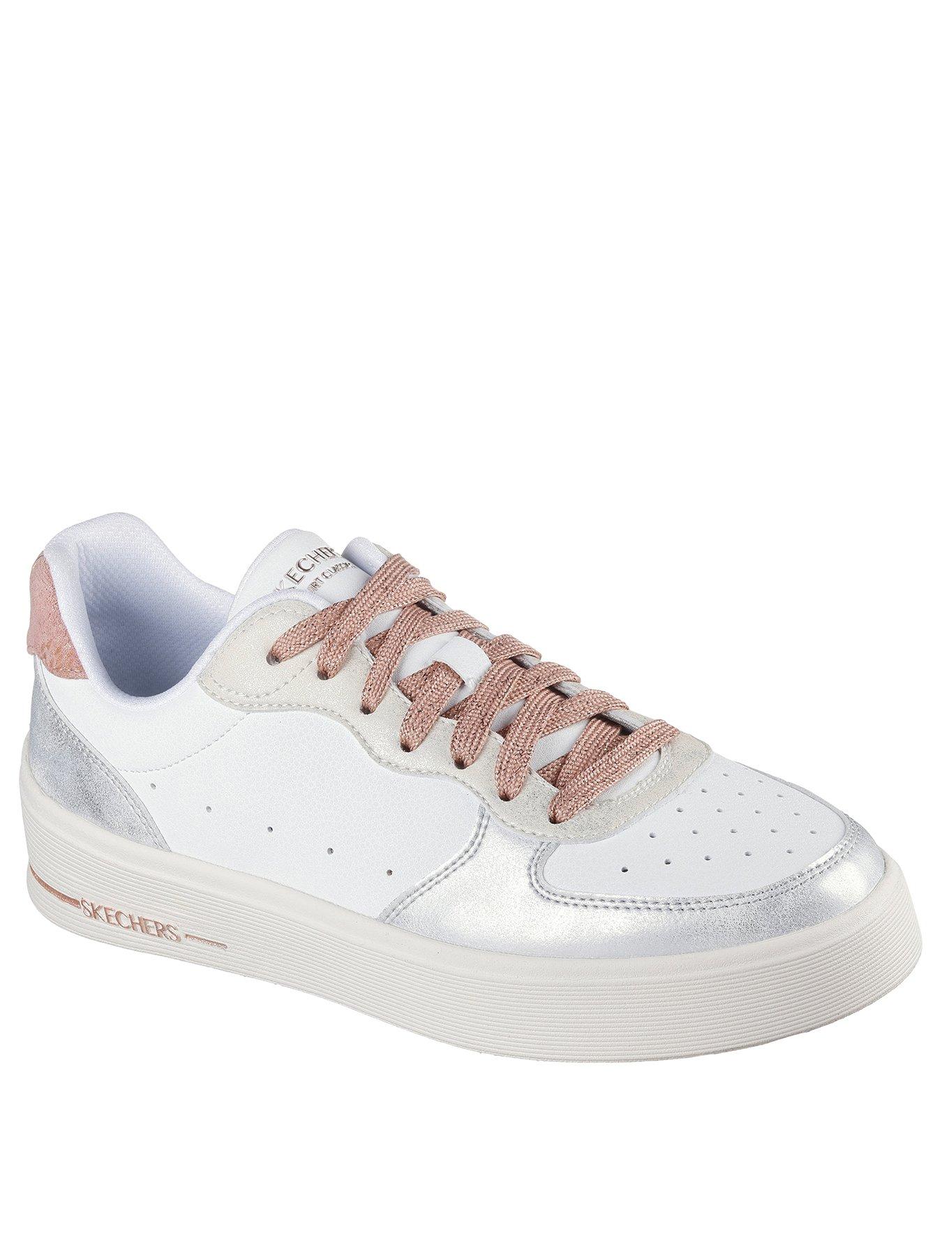Skechers Hiland Soft Metals Trainer - White/multi | Very