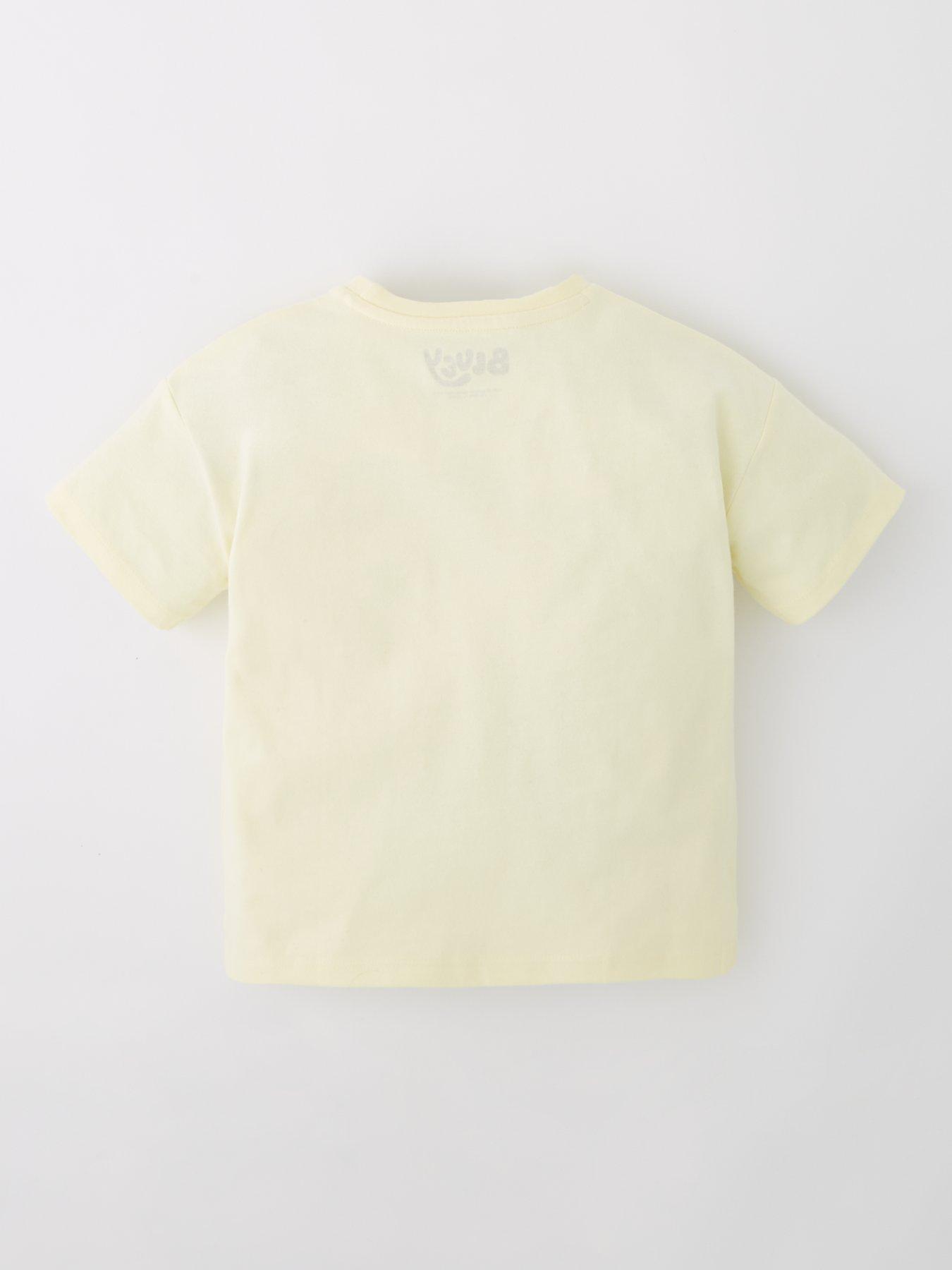 Bluey Flower Short Sleeve T-Shirt - Yellow | Very