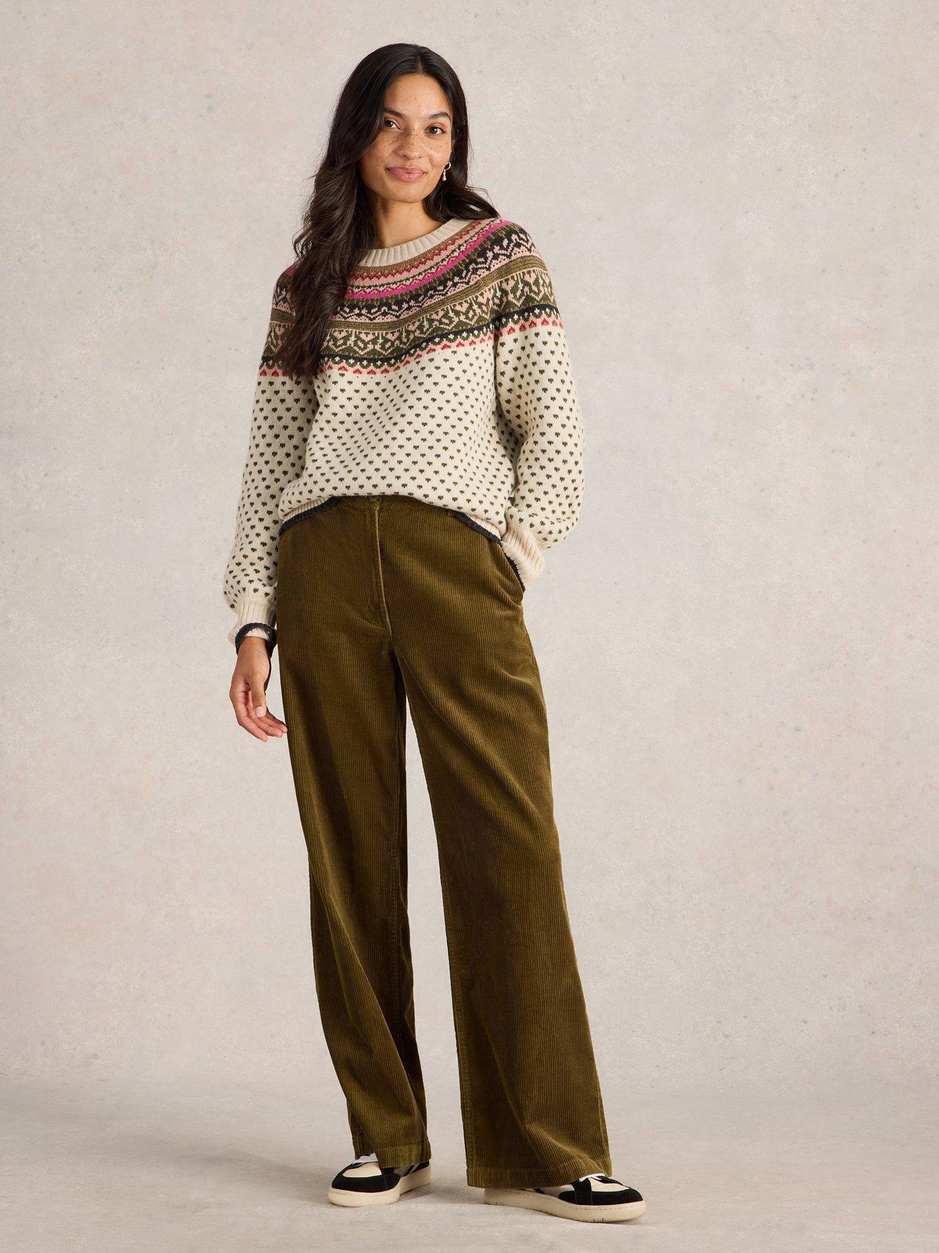 White Stuff Mini Heart Fairisle Jumper - Cream | Very