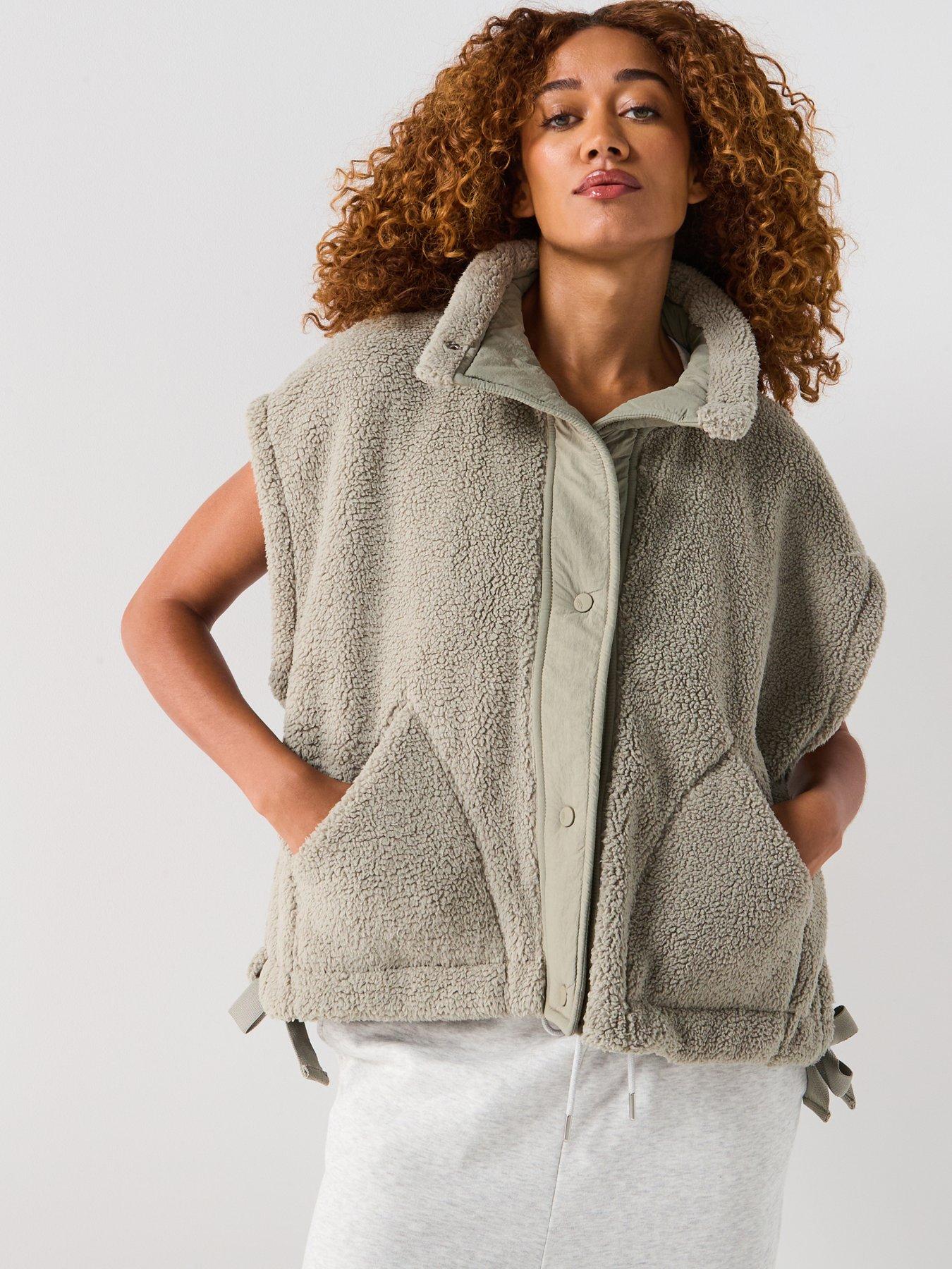 FP Movement Womens Training Scout It Out Fleece Gilet - Green | Very