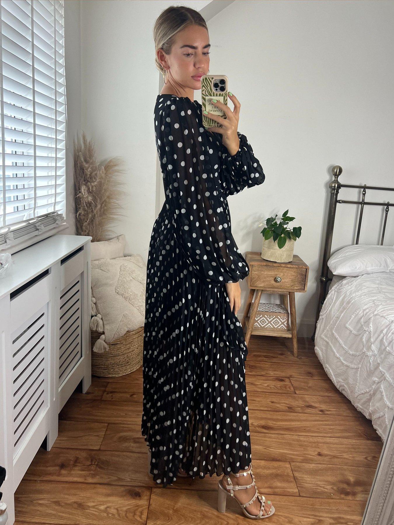 Style Cheat Toni Spotted Midi Dress - Multi | Very
