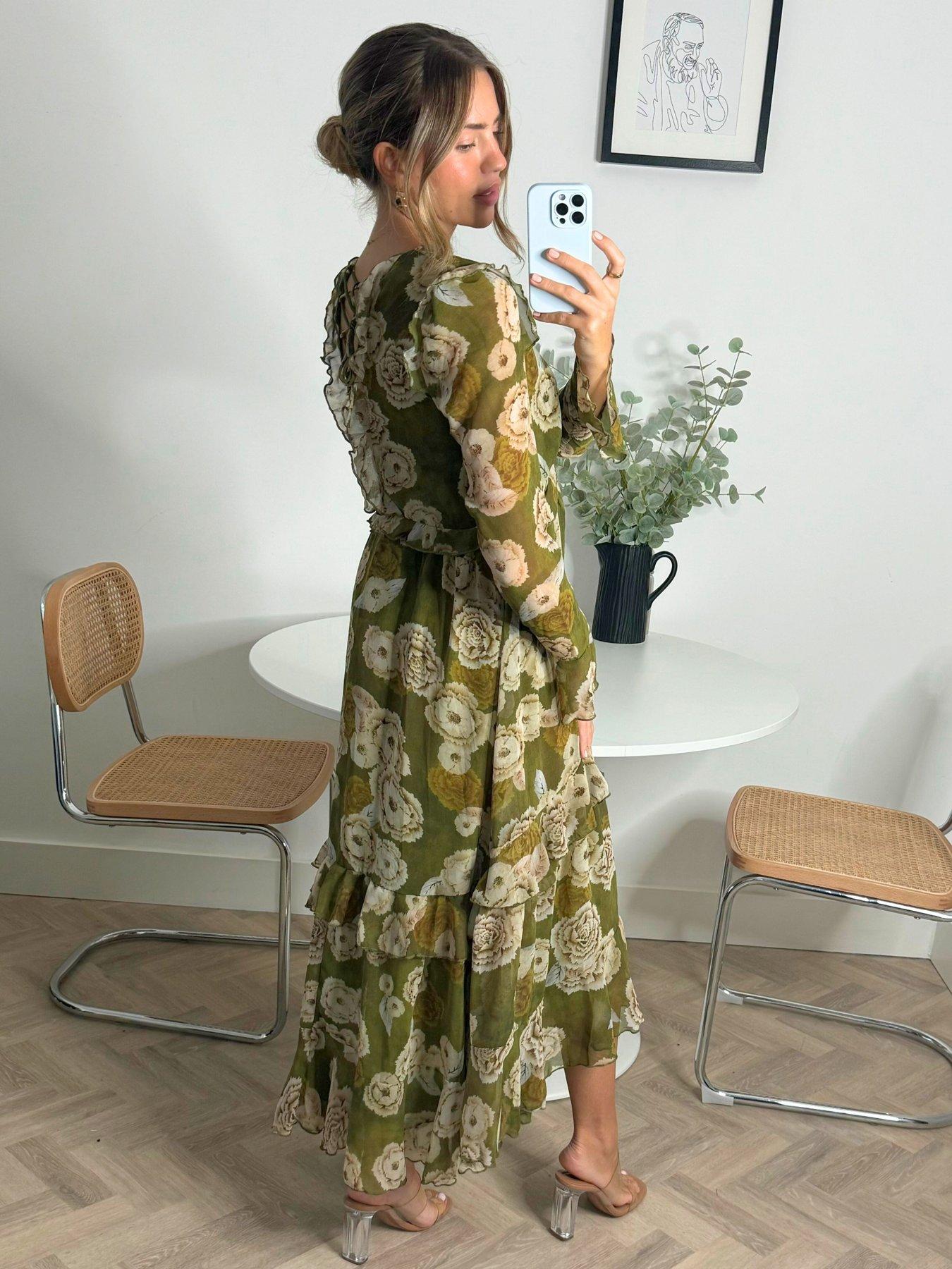 Style Cheat Birdie Dress - Green | Very