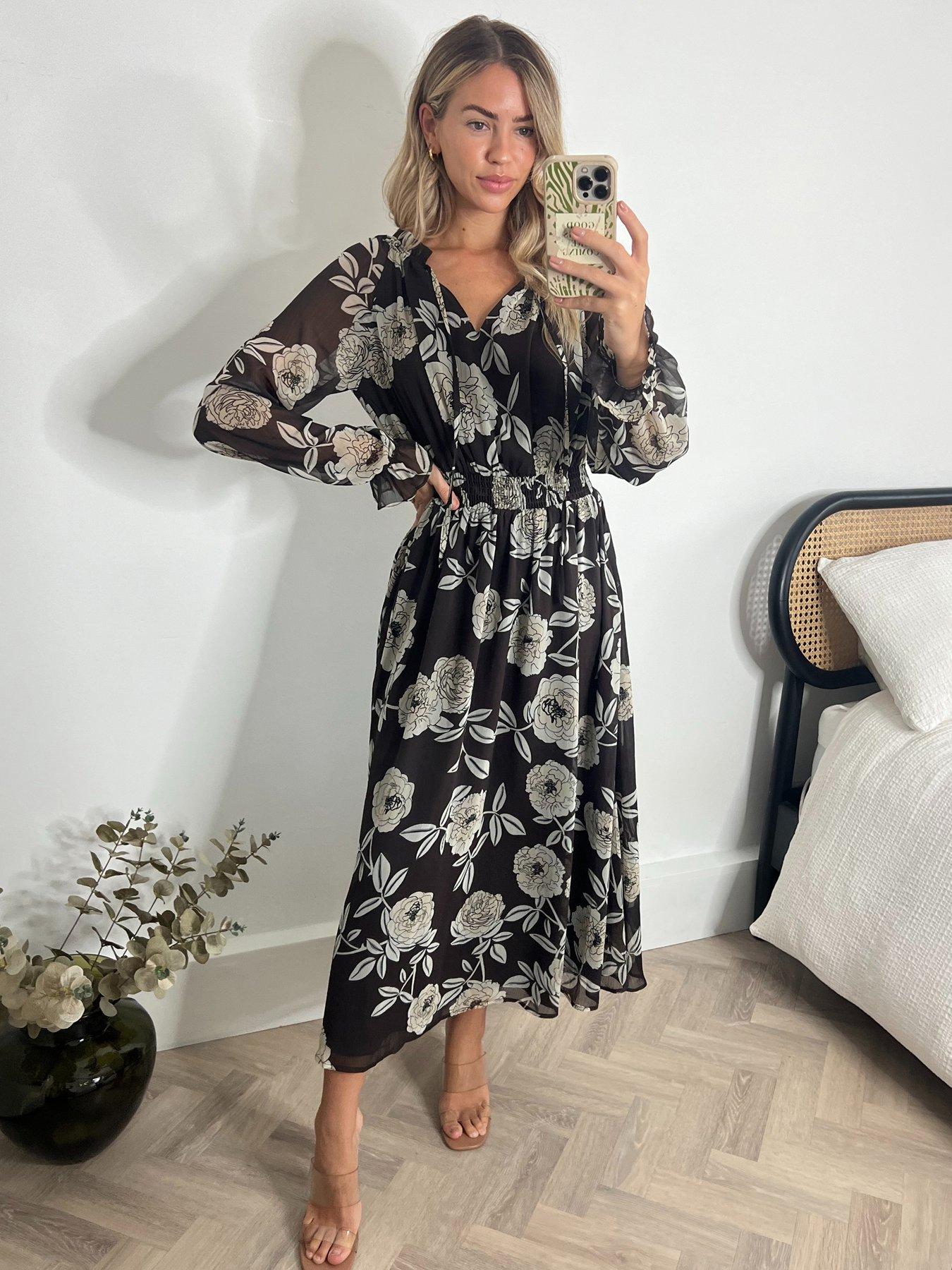 Style Cheat Gwen Dress - Brown | Very