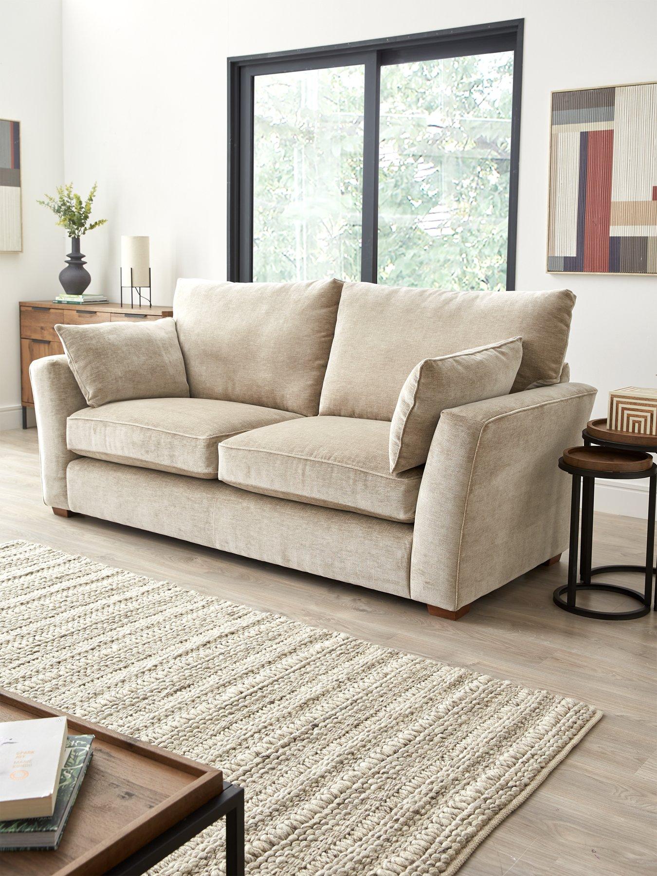 Sofas | Very Home | Natural | Four Seater | Living Room | Sofas, Armchairs & Footstools | Home ...