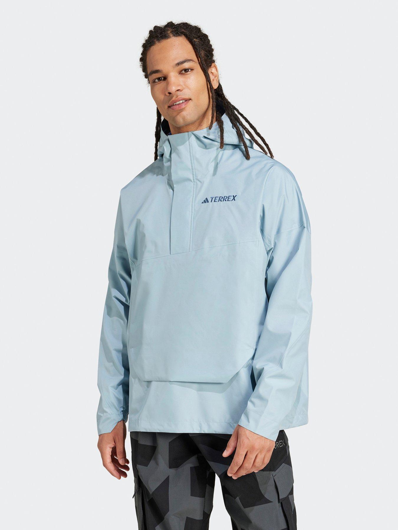 adidas Terrex Mens XPL 2.5L Anorak - Light Blue | Very