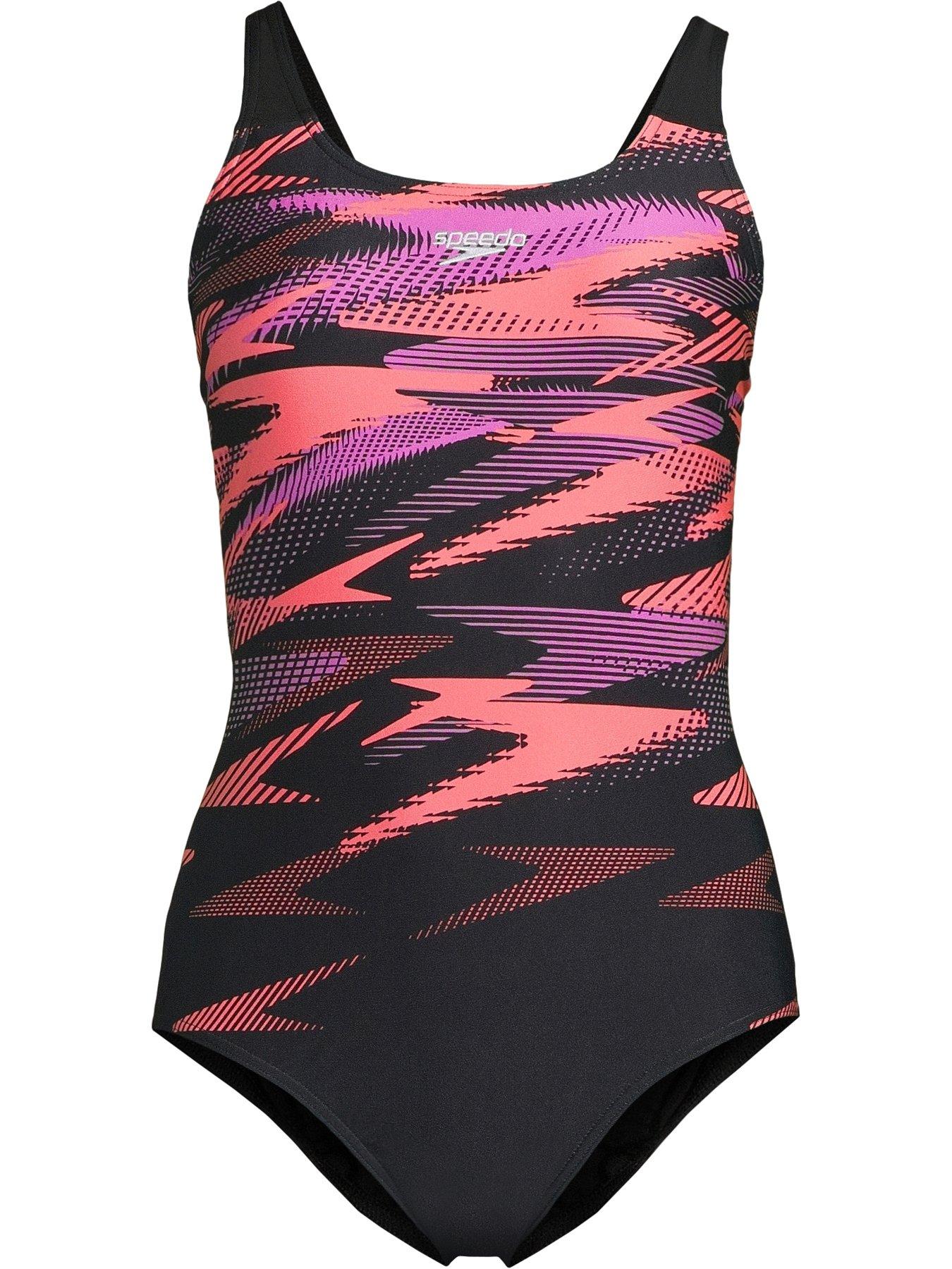 Speedo Womens Hyperboom Placement Muscleback - Coral Sands | Very