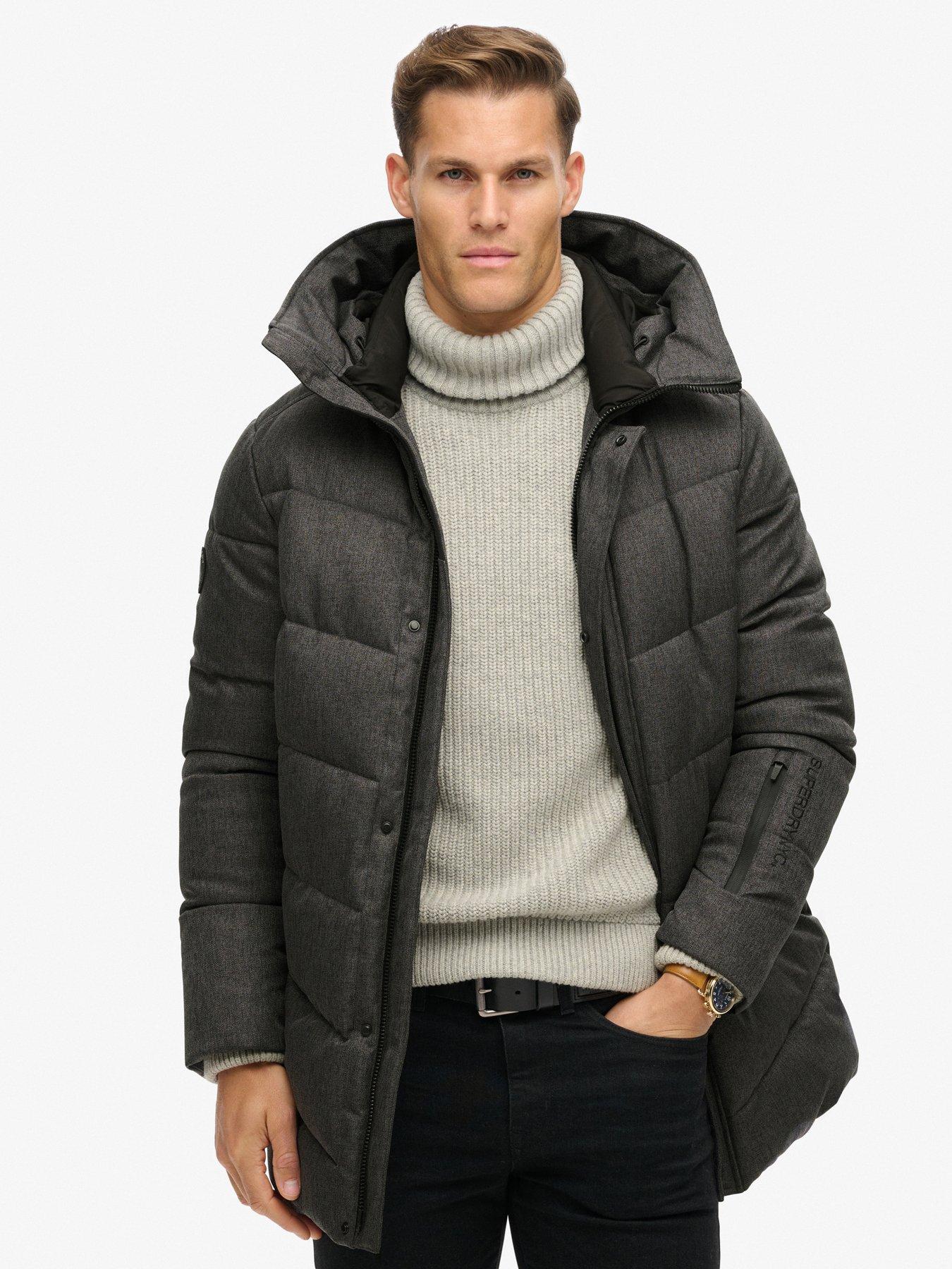 Superdry Code City Chevron Padded Jacket - Grey | Very