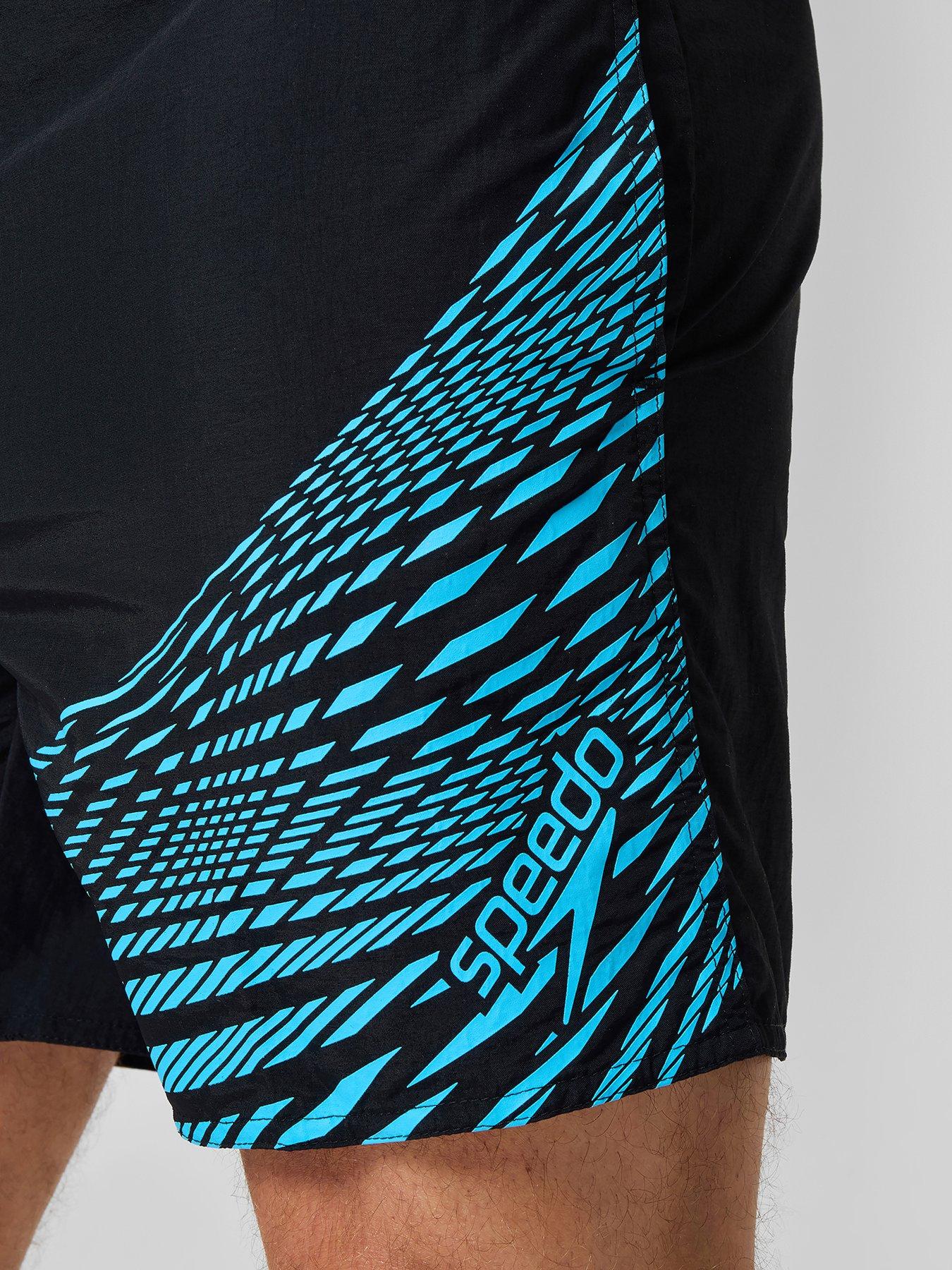 Speedo Mens Medley Logo 16 Inch Watershort - Black/blue | Very