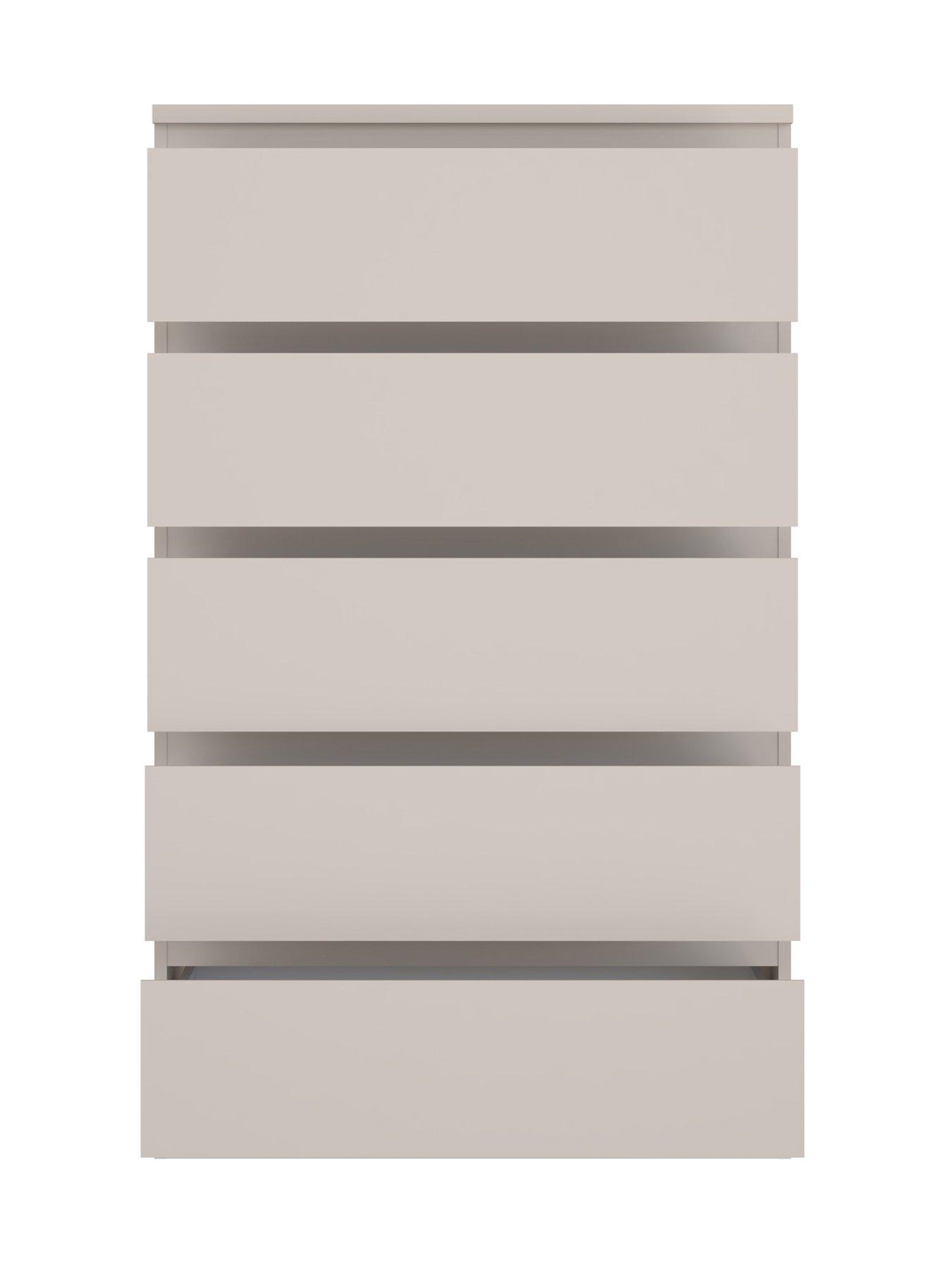 Very Home Lisson 5 Drawer Chest - Oatmeal - FSC® Certified | Very