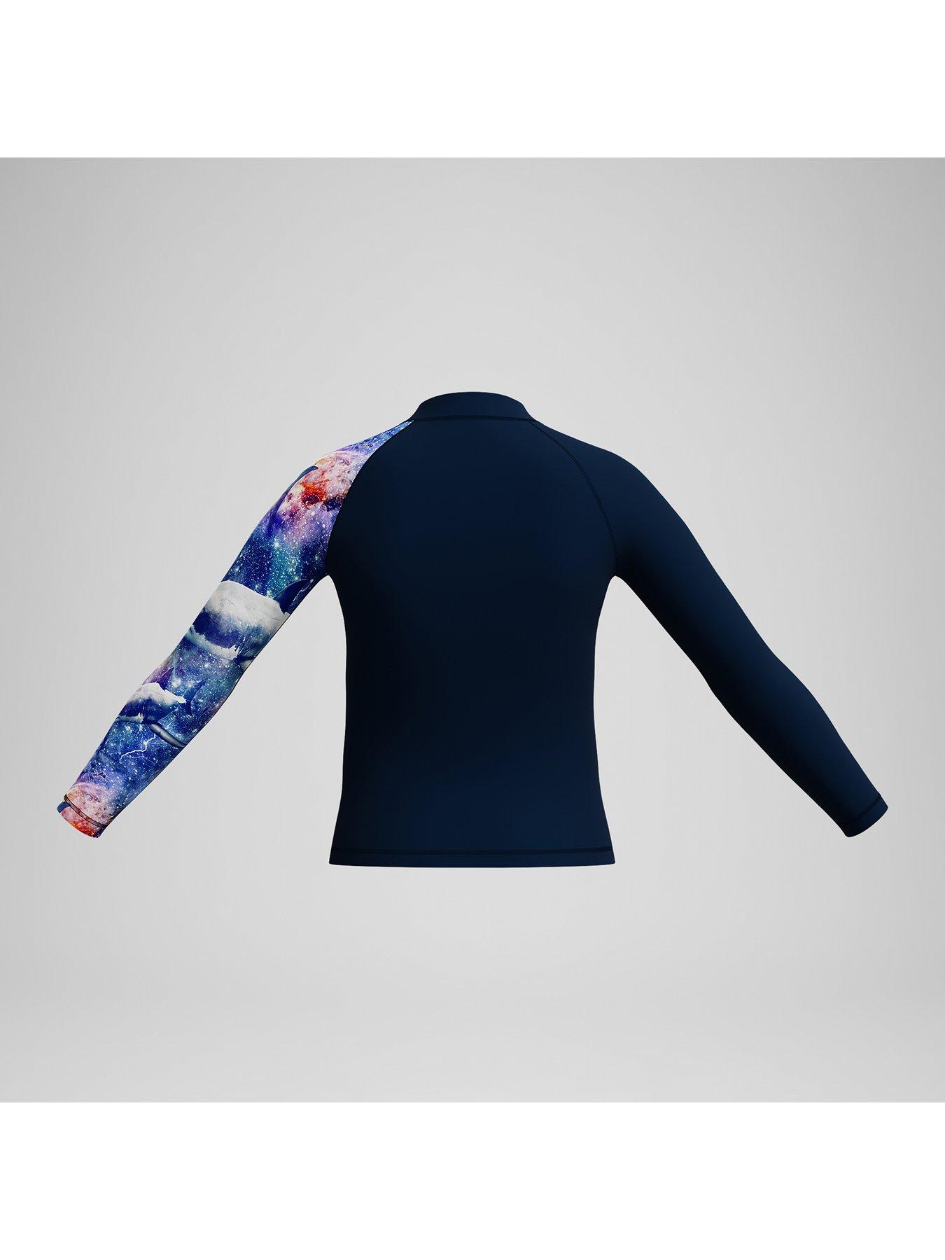 Speedo Boys Digital Long Sleeve Rash Top - Multi | Very
