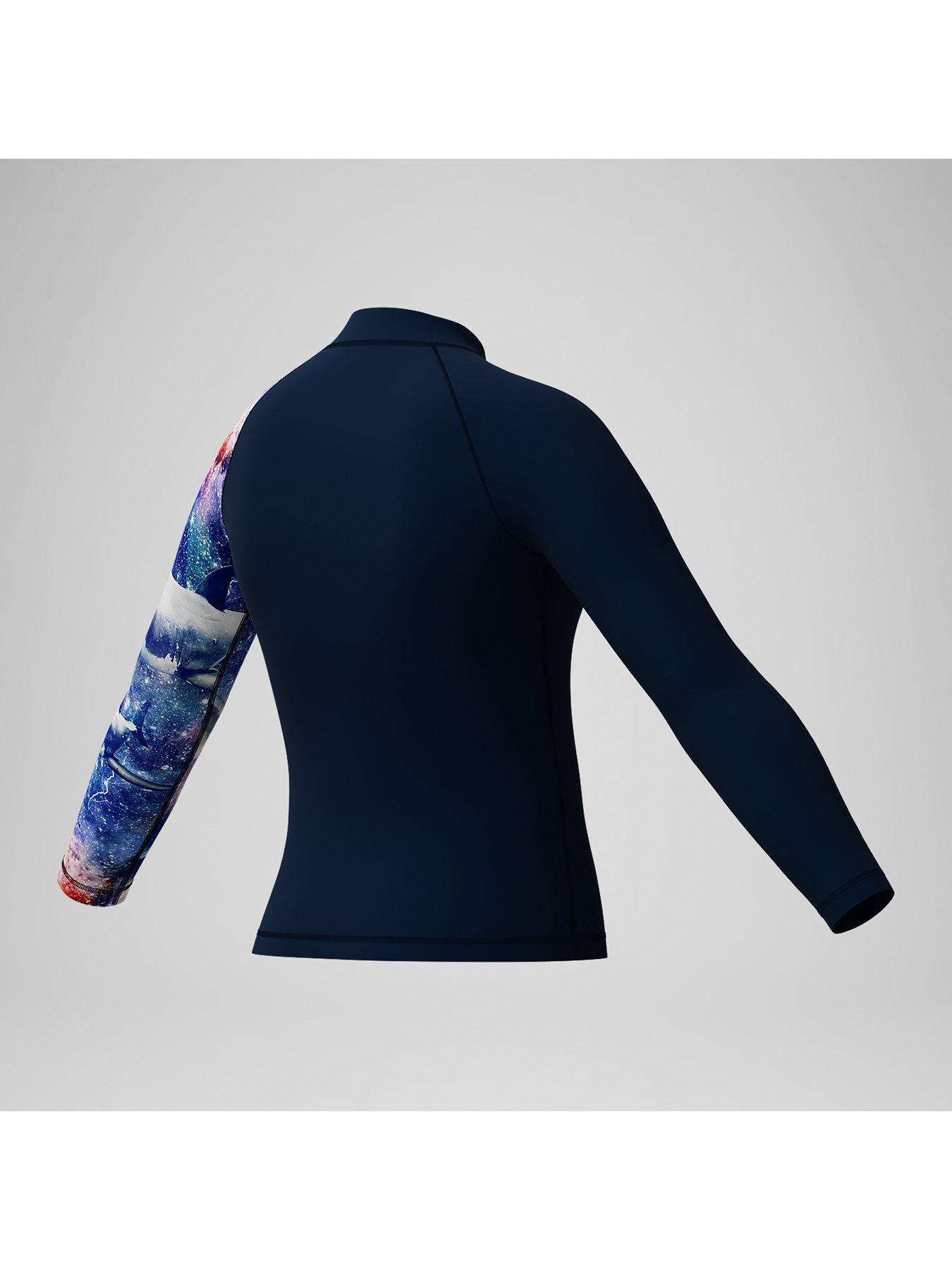 Speedo Boys Digital Long Sleeve Rash Top - Multi | Very