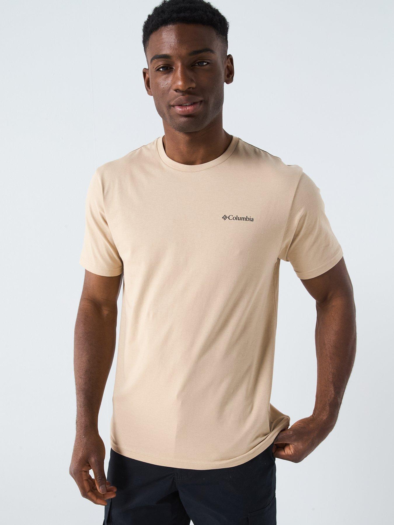 Columbia Men's Barton Springs Short Sleeve Graphic Tee - Beige | Very