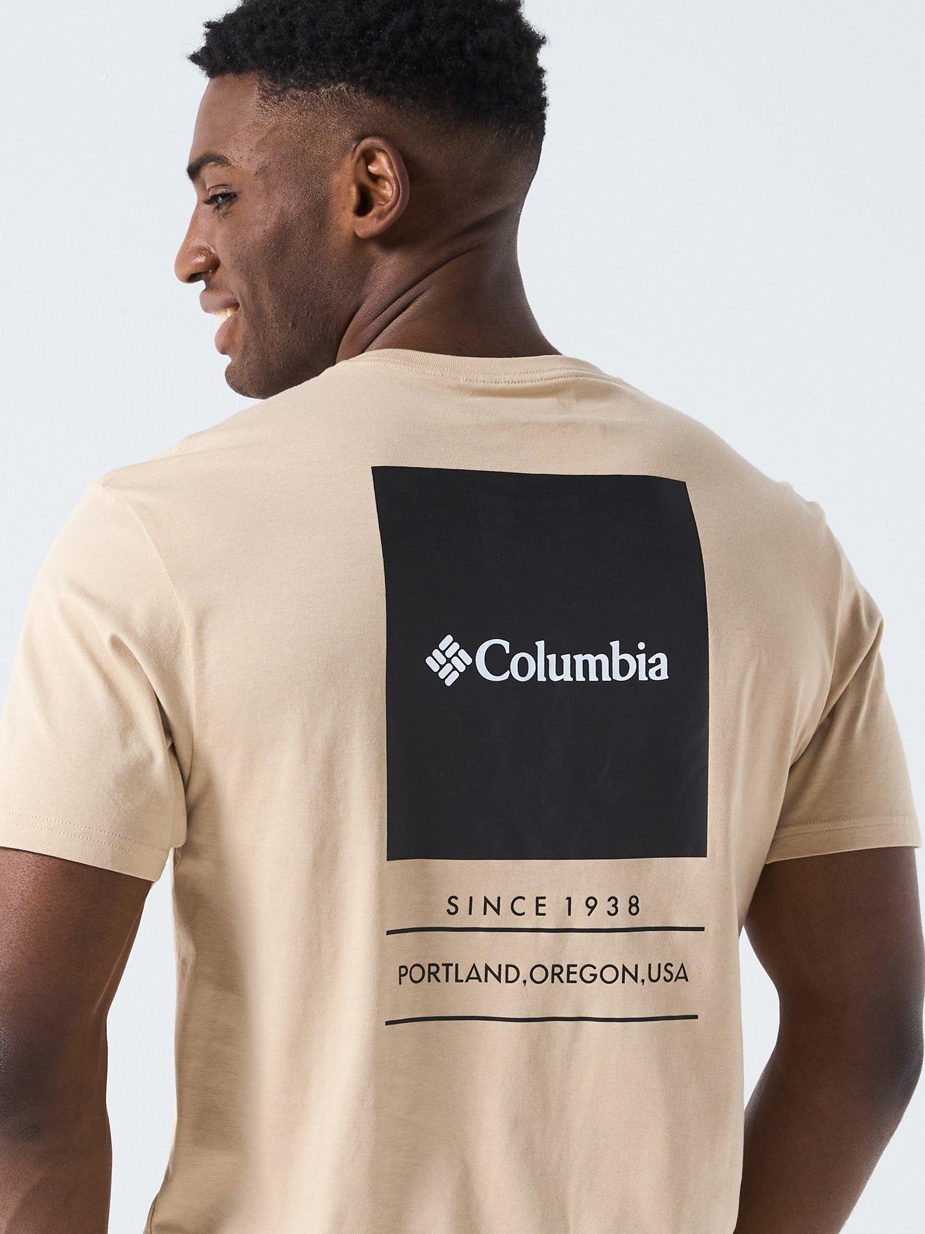 Columbia Men's Barton Springs Short Sleeve Graphic Tee - Beige | Very
