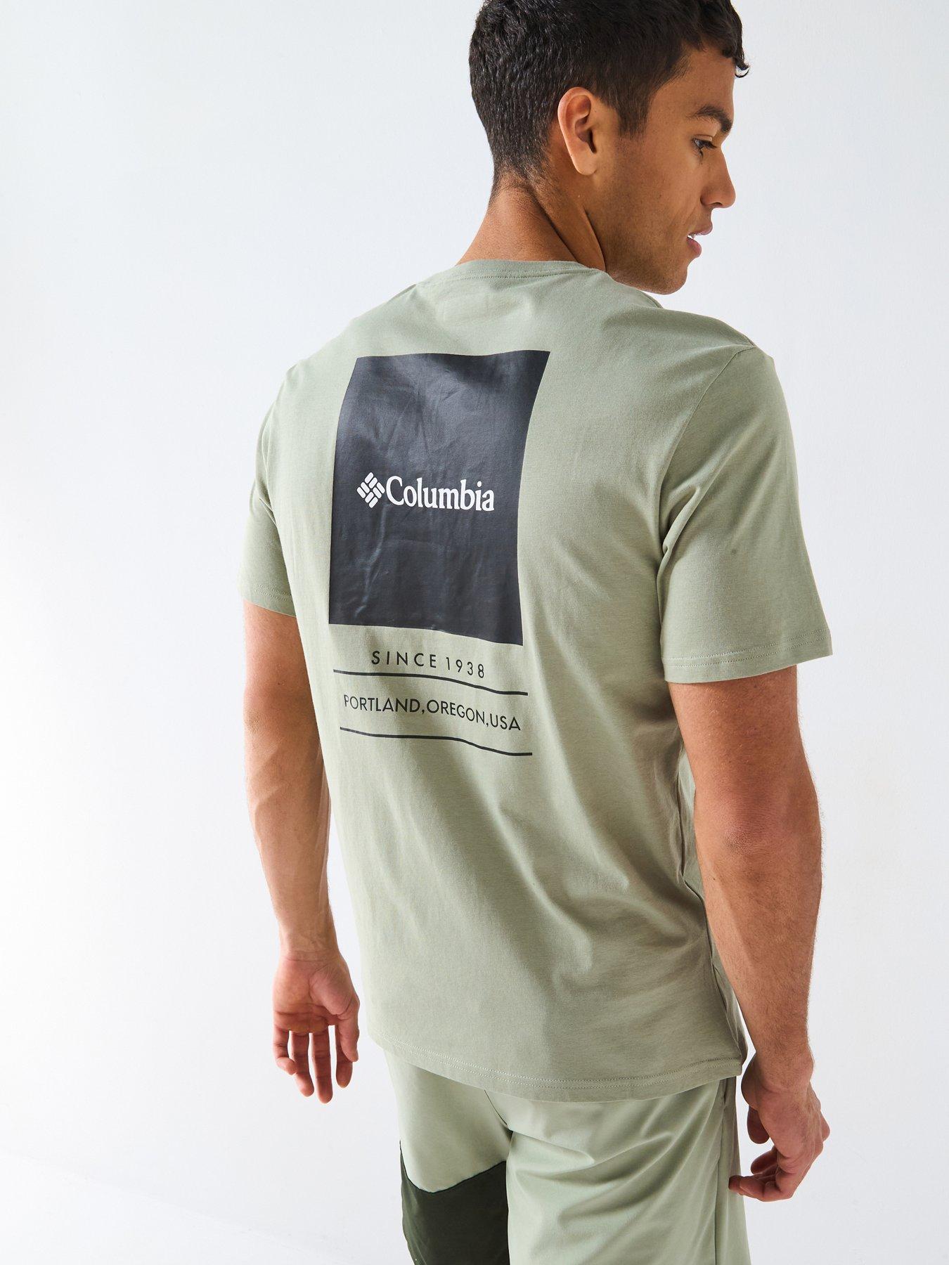 Columbia Men's Barton Springs Short Sleeve Graphic Tee - Green | Very