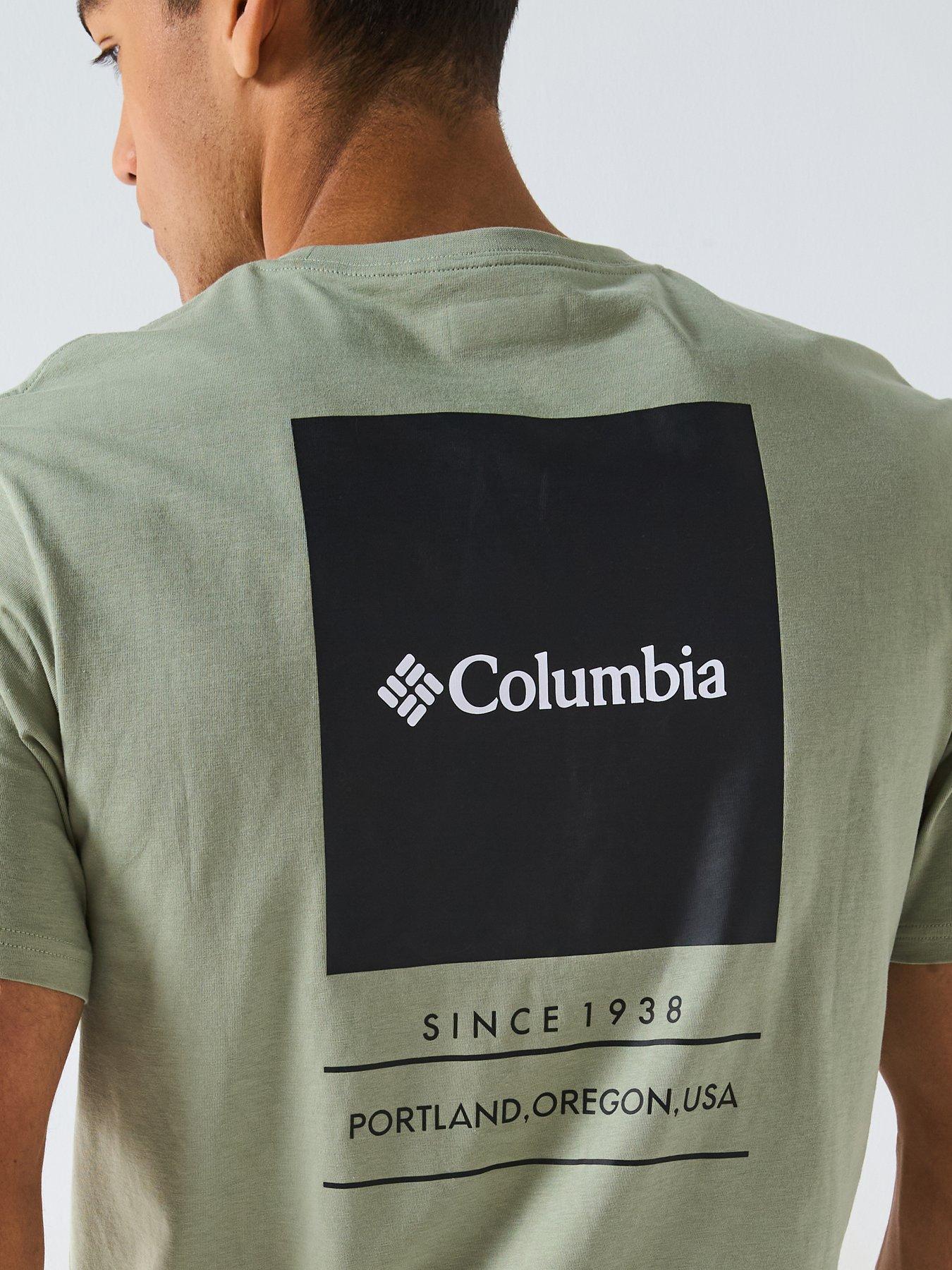 Columbia Men's Barton Springs Short Sleeve Graphic Tee - Green | Very