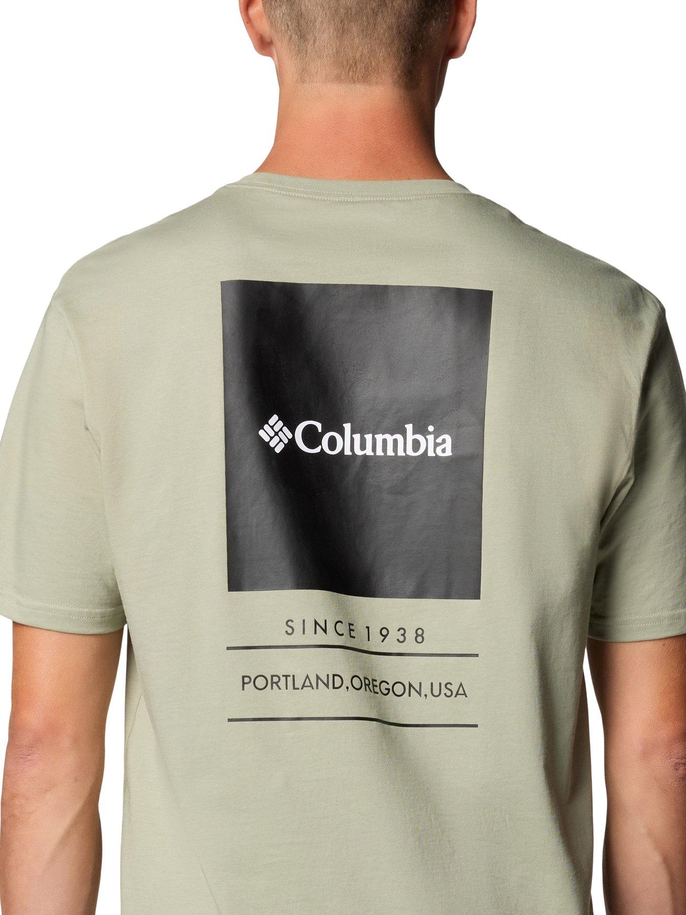 Columbia Men's Barton Springs Short Sleeve Graphic Tee - Green | Very