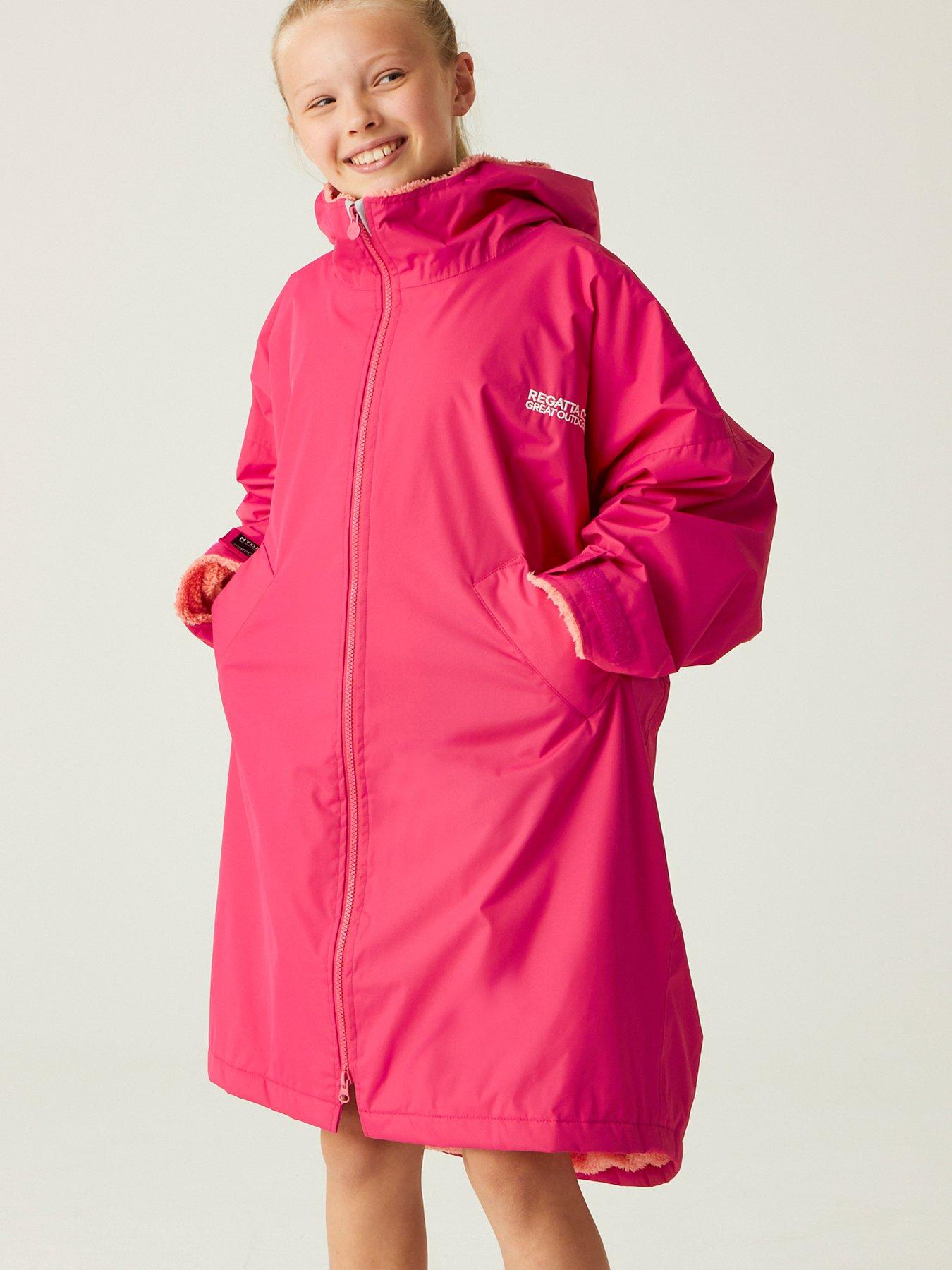 Regatta Junior Kids Waterproof Changing Robe - Pink | Very
