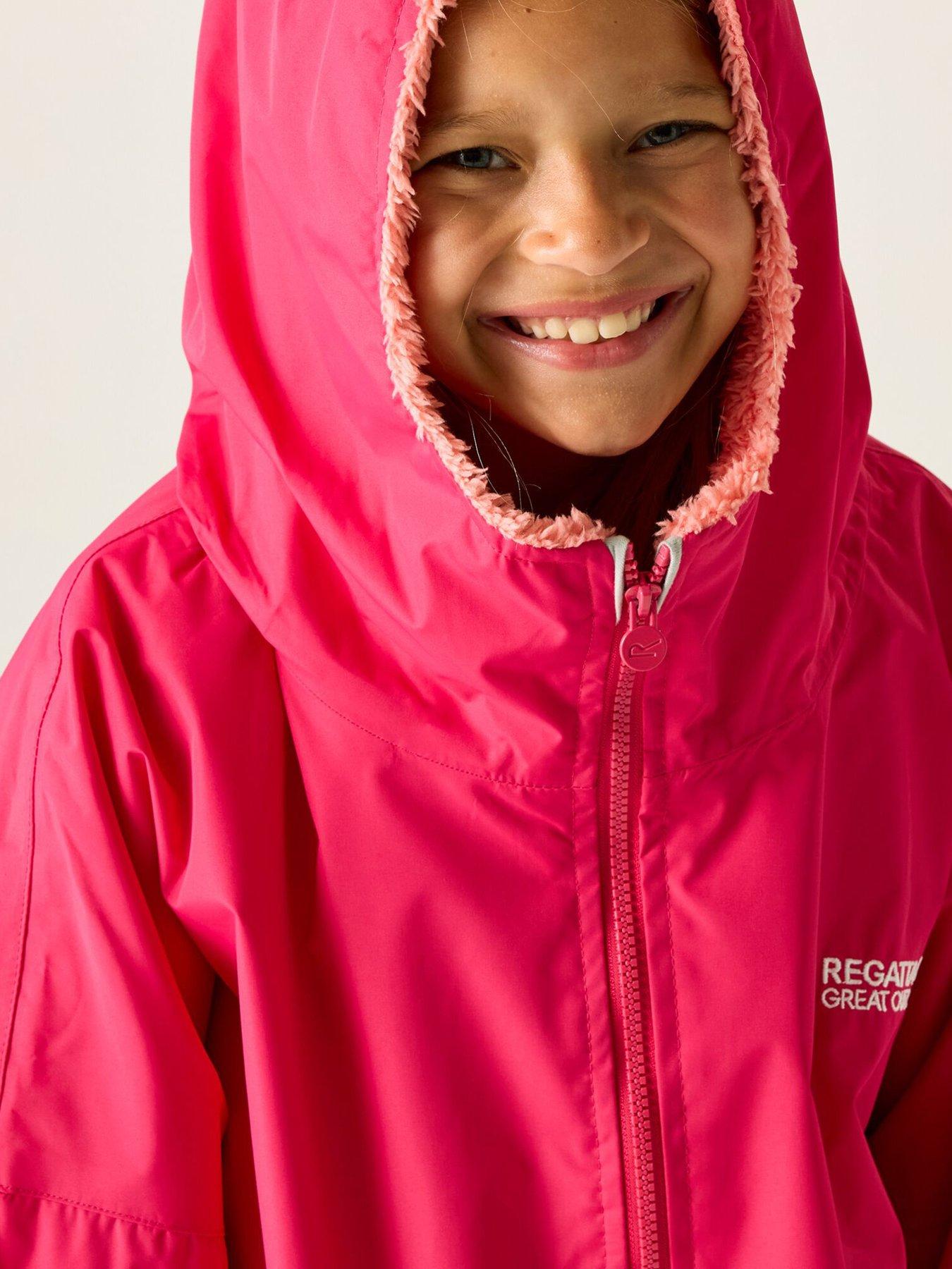 Regatta Junior Kids Waterproof Changing Robe - Pink | Very
