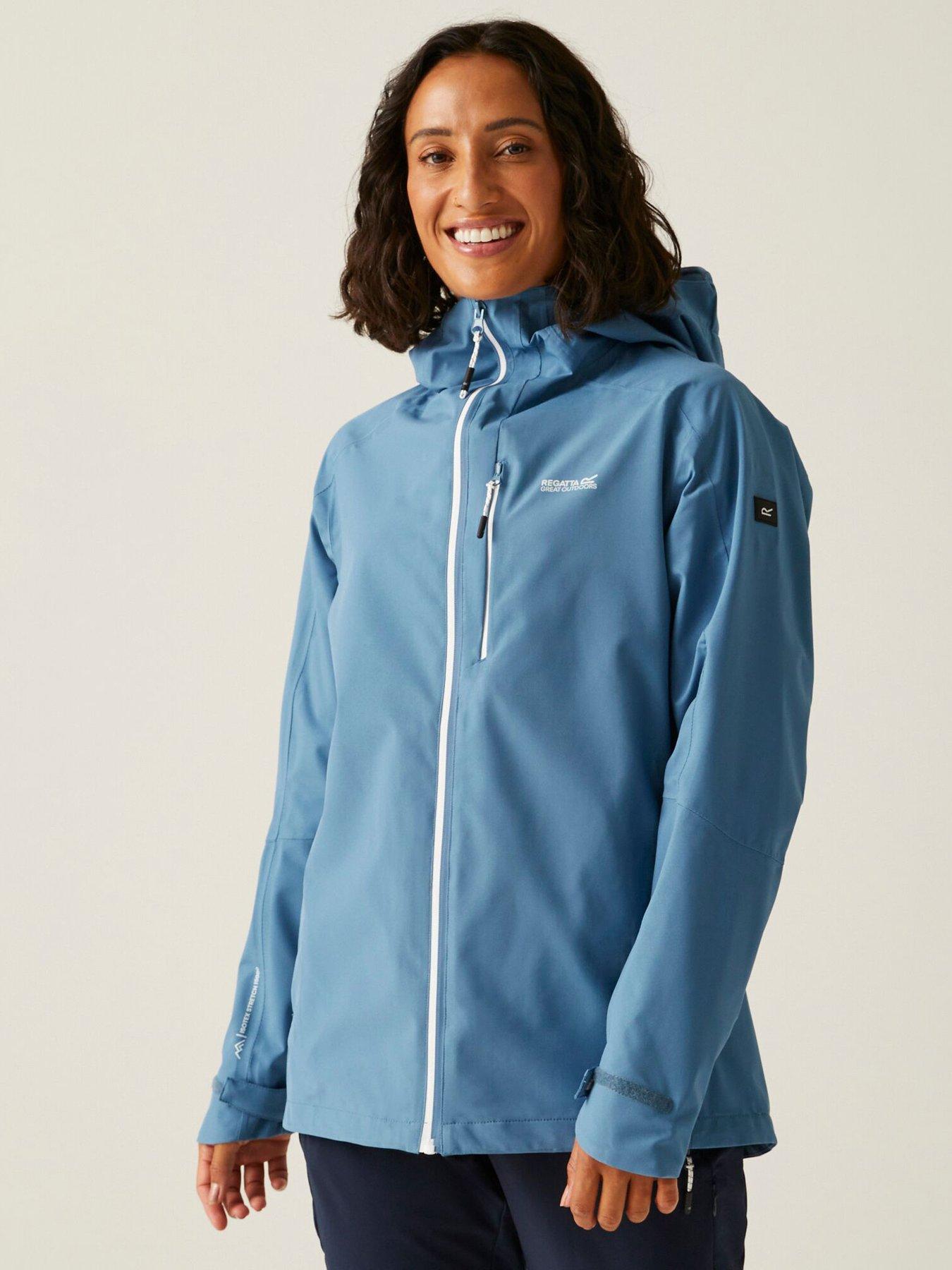 Regatta Womens Birchdale II Waterproof Shell Jacket- Blue | Very