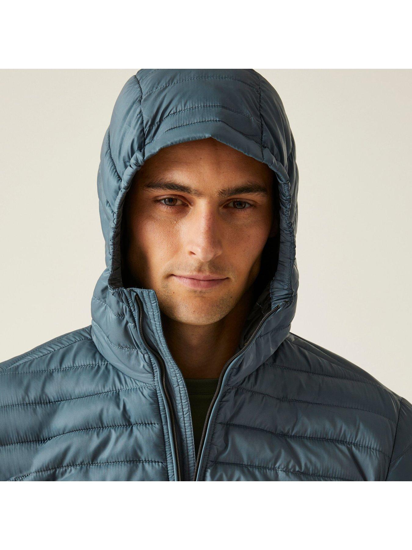 Regatta Mens Hurden Hooded Baffle Jacket - Grey | Very