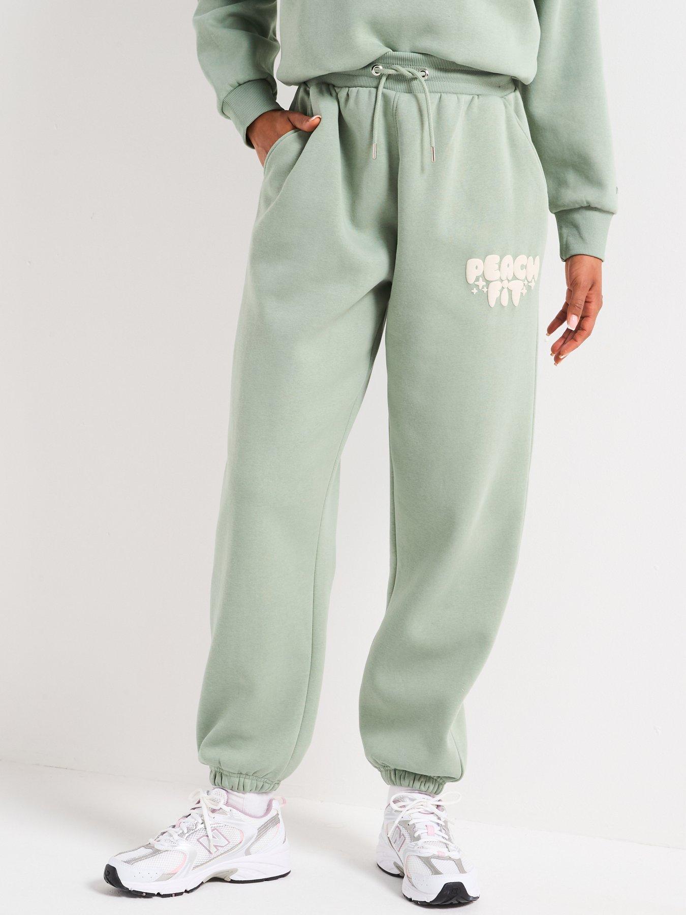Peach Fit Women's Cosy Dept Joggers - Pistachio Green | Very