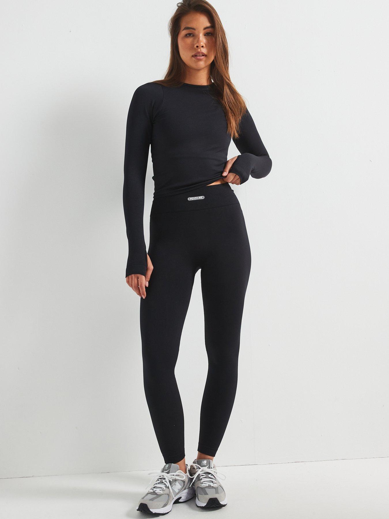 Peach Fit Women's Maci Seamless Top - Black | Very