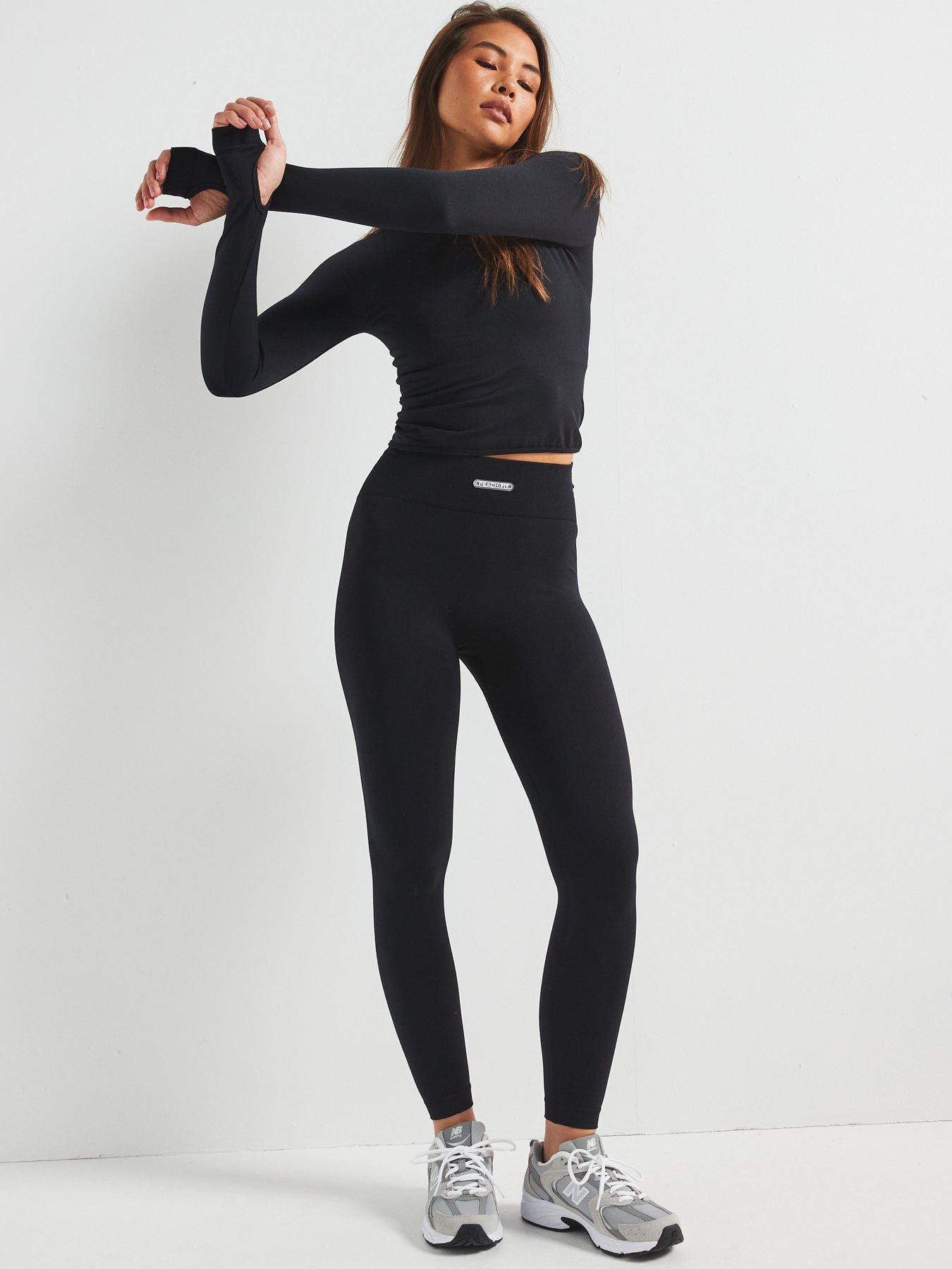 Peach Fit Women's Maci Seamless Top - Black | Very