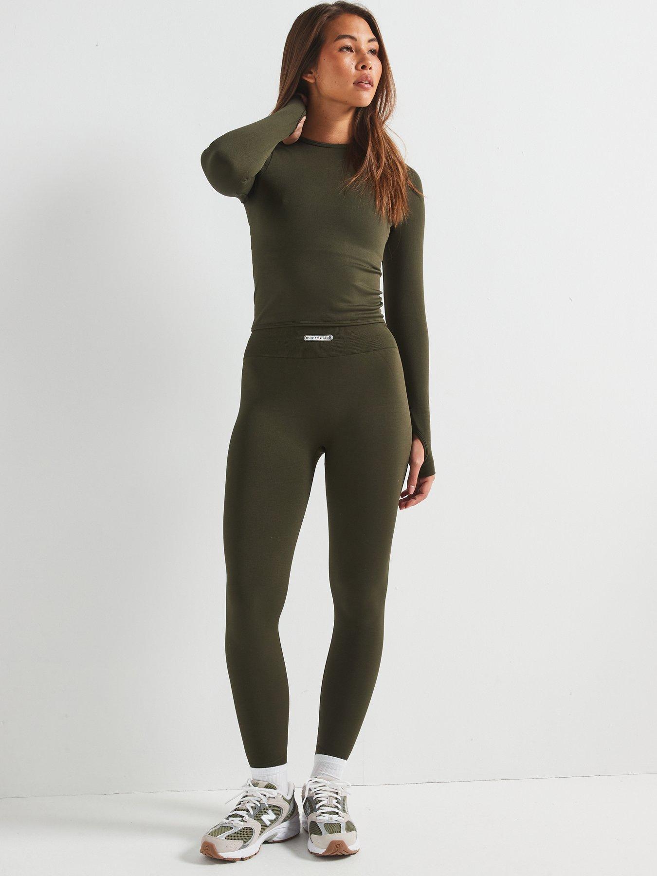 Peach Fit Women's Maci Seamless Top - Khaki | Very