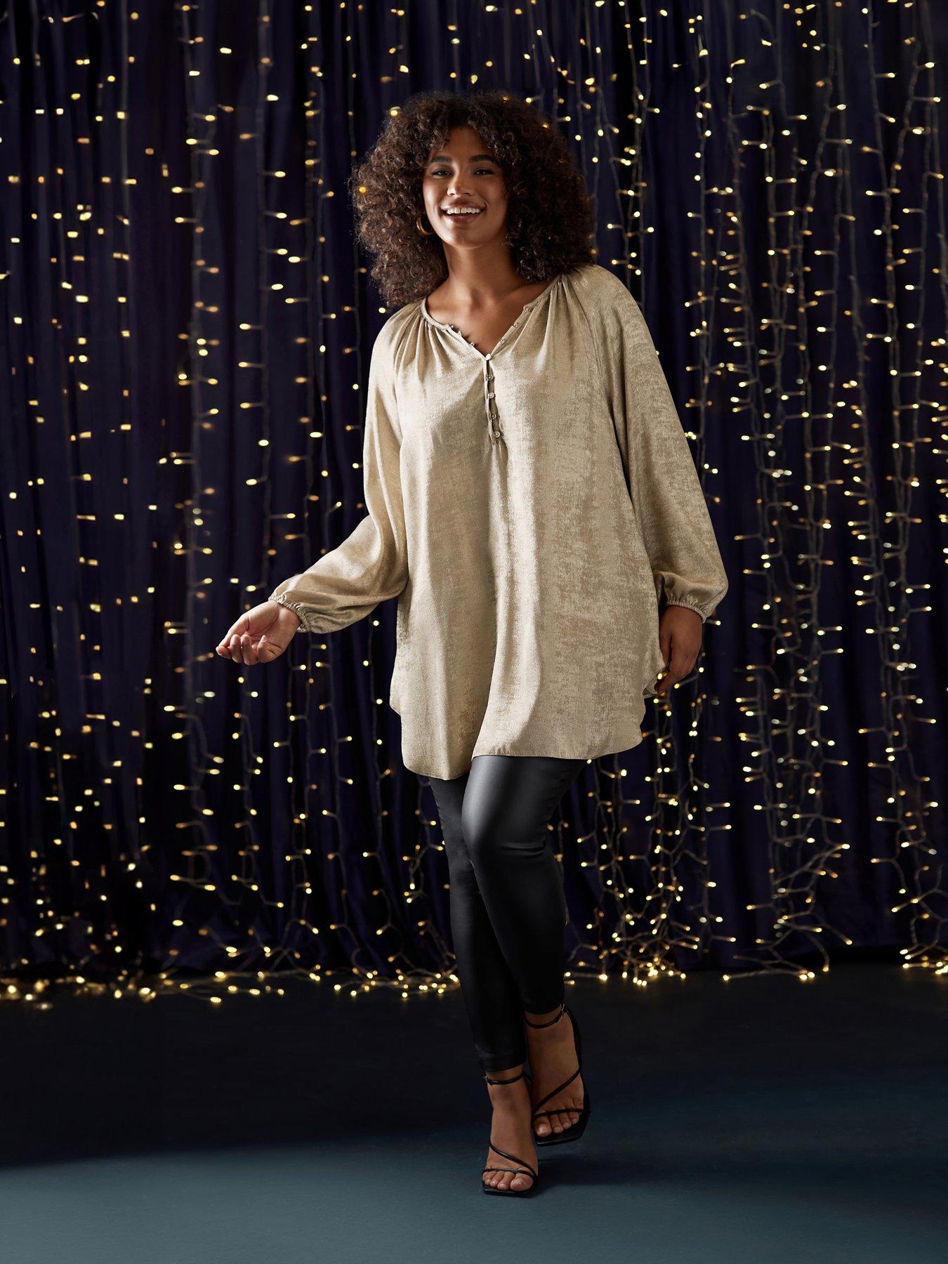 Evans Foil Gypsy Top - Gold | Very