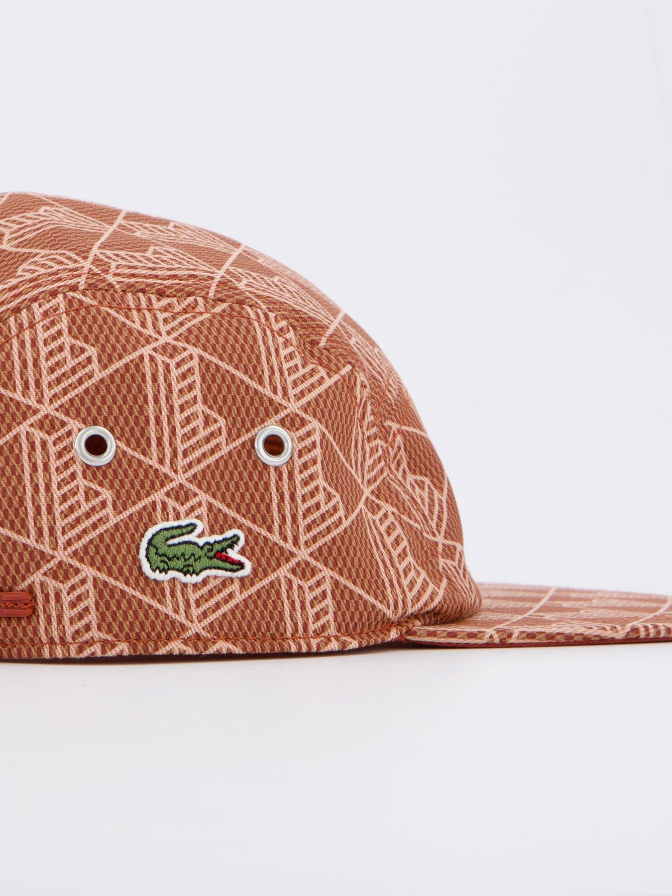 Lacoste Cotton Twill Monogram Print Jockey Cap | Very