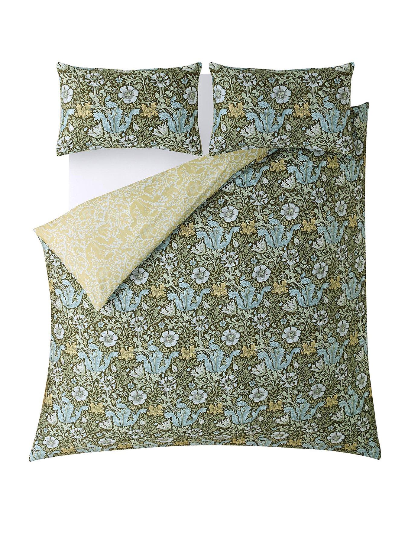 William Morris at Home Compton 100% Cotton Sateen Duvet Cover Set | Very